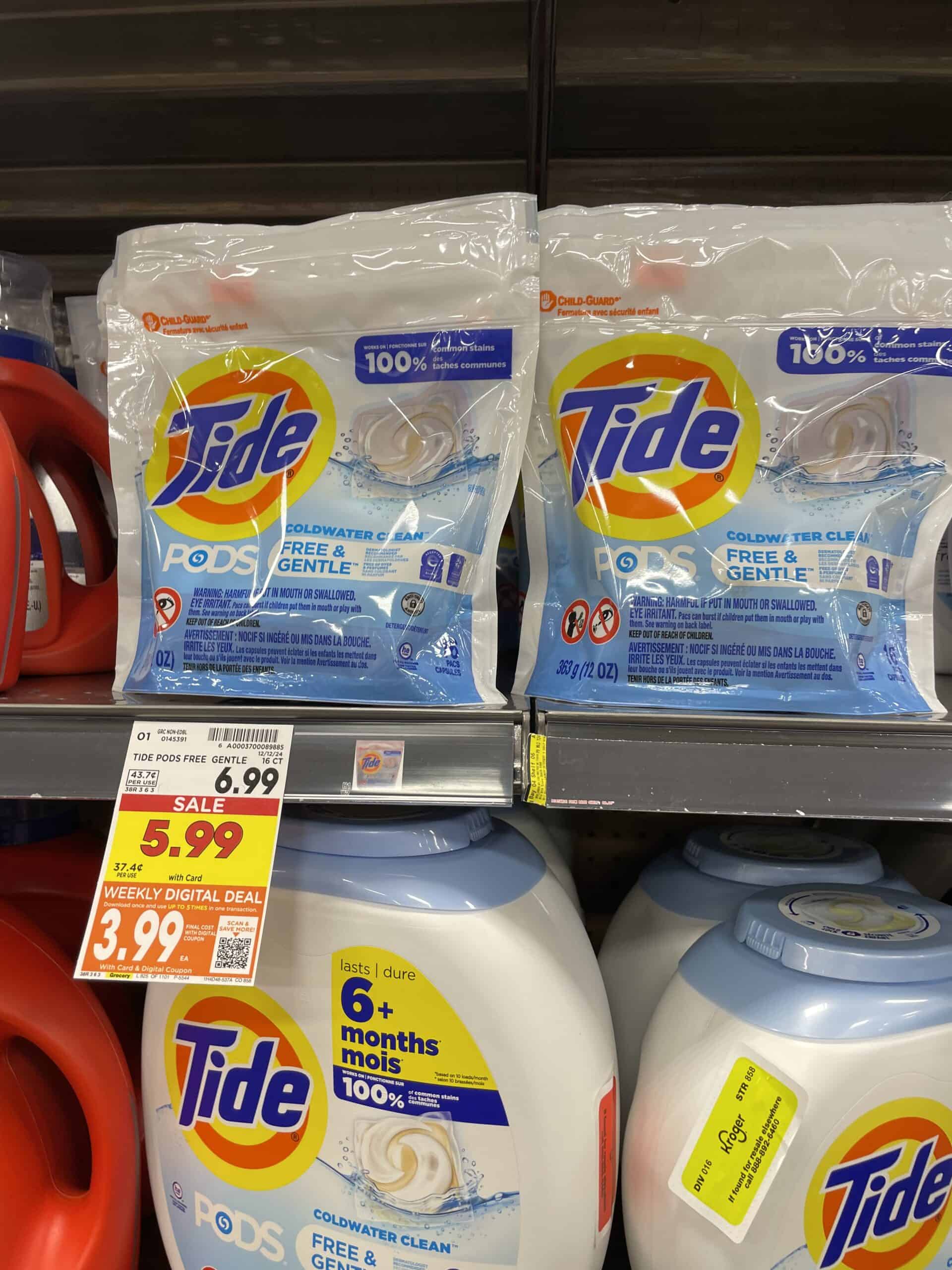 Tide or Gain Laundry as low as $3.99! - Kroger Krazy