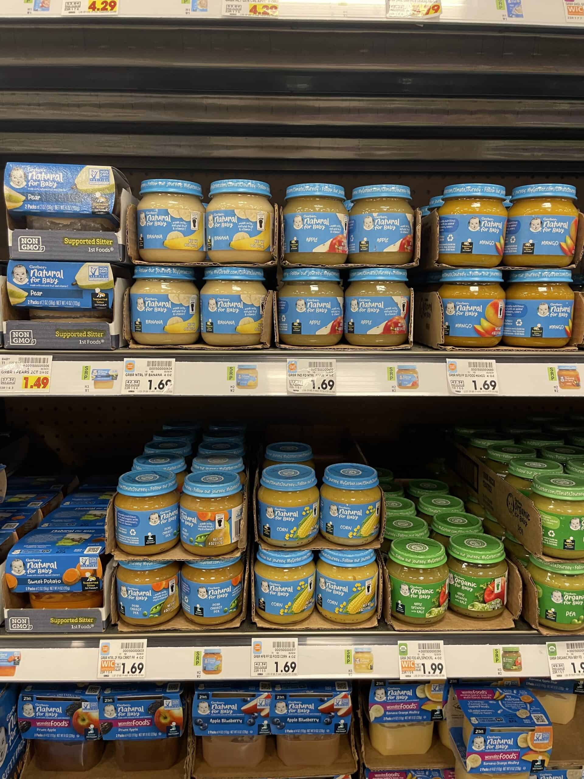 Gerber Baby/Toddler Food and Drinks as low as $1.19 each at Kroger ...