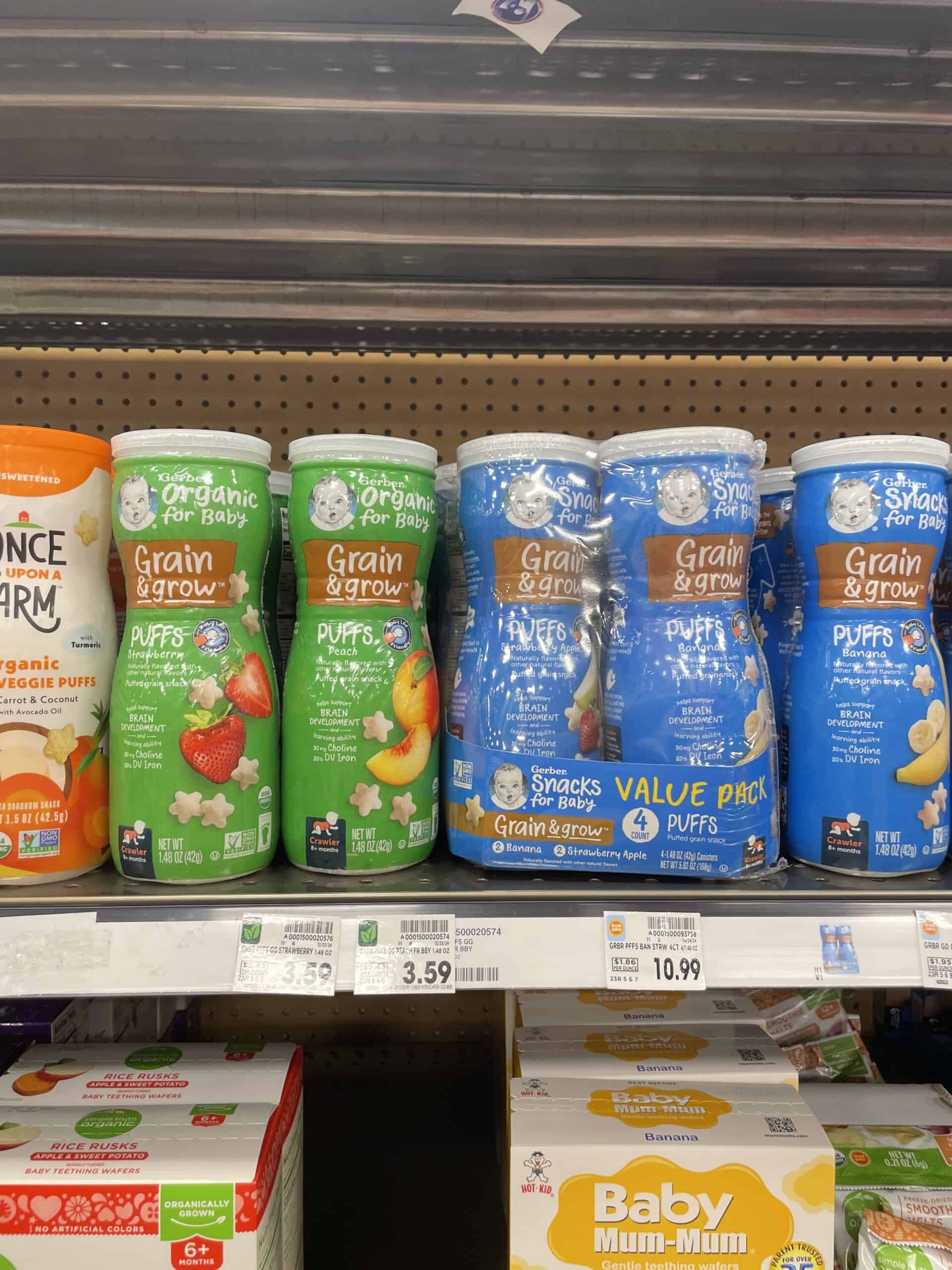 Gerber Baby/Toddler Food and Drinks as low as $1.19 each at Kroger ...