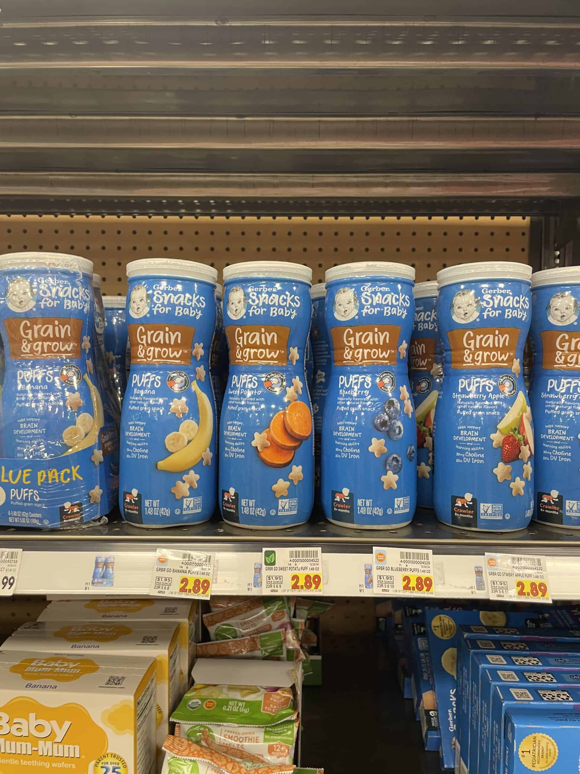 Gerber Baby/Toddler Food and Drinks as low as $1.19 each at Kroger ...