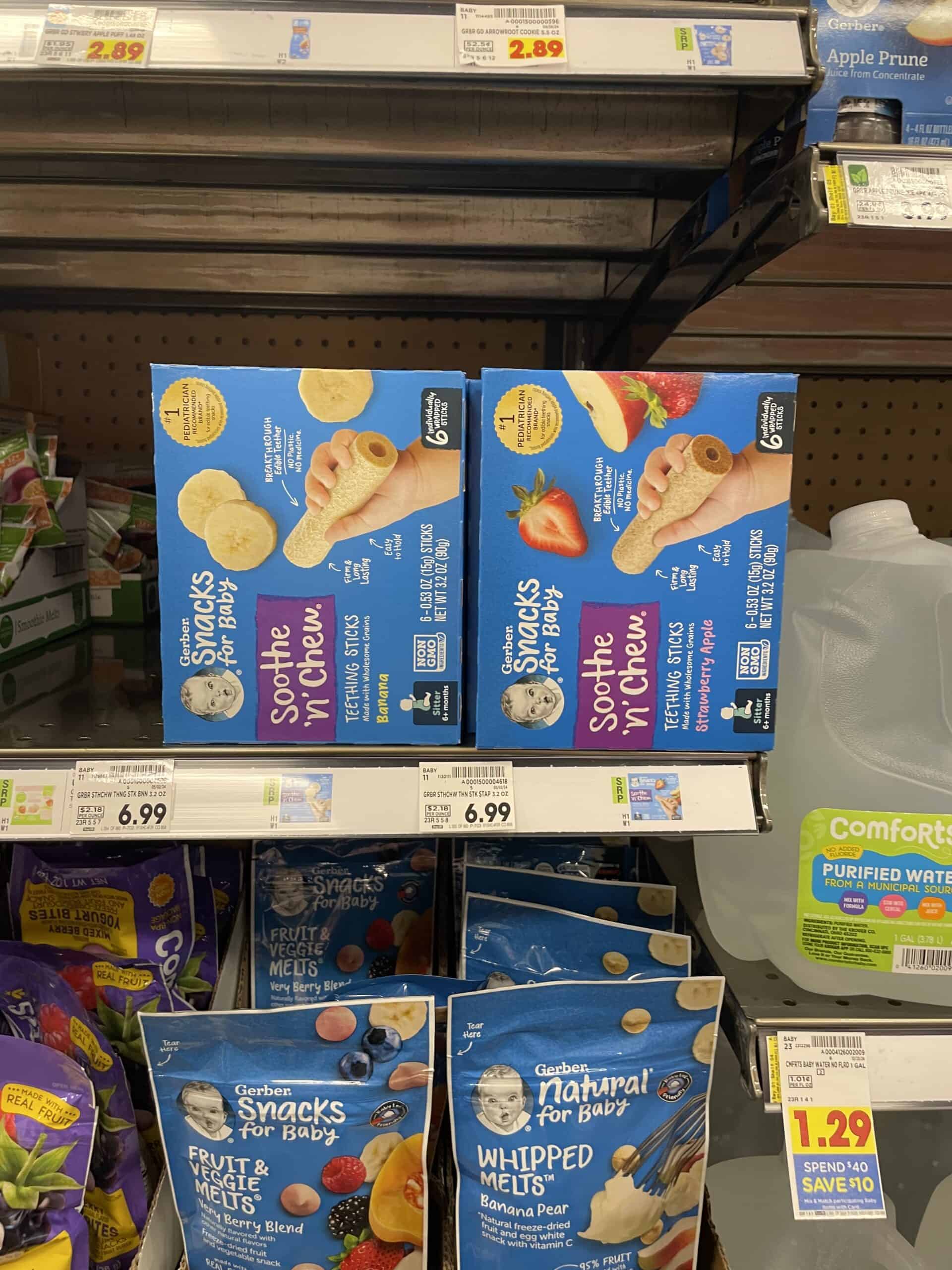Gerber Baby/Toddler Food and Drinks as low as $1.19 each at Kroger ...