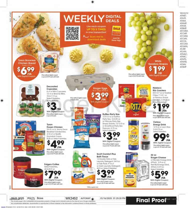 Kroger Weekly Ad (01/29/25 - 02/04/25) Early Preview - Kroger Krazy