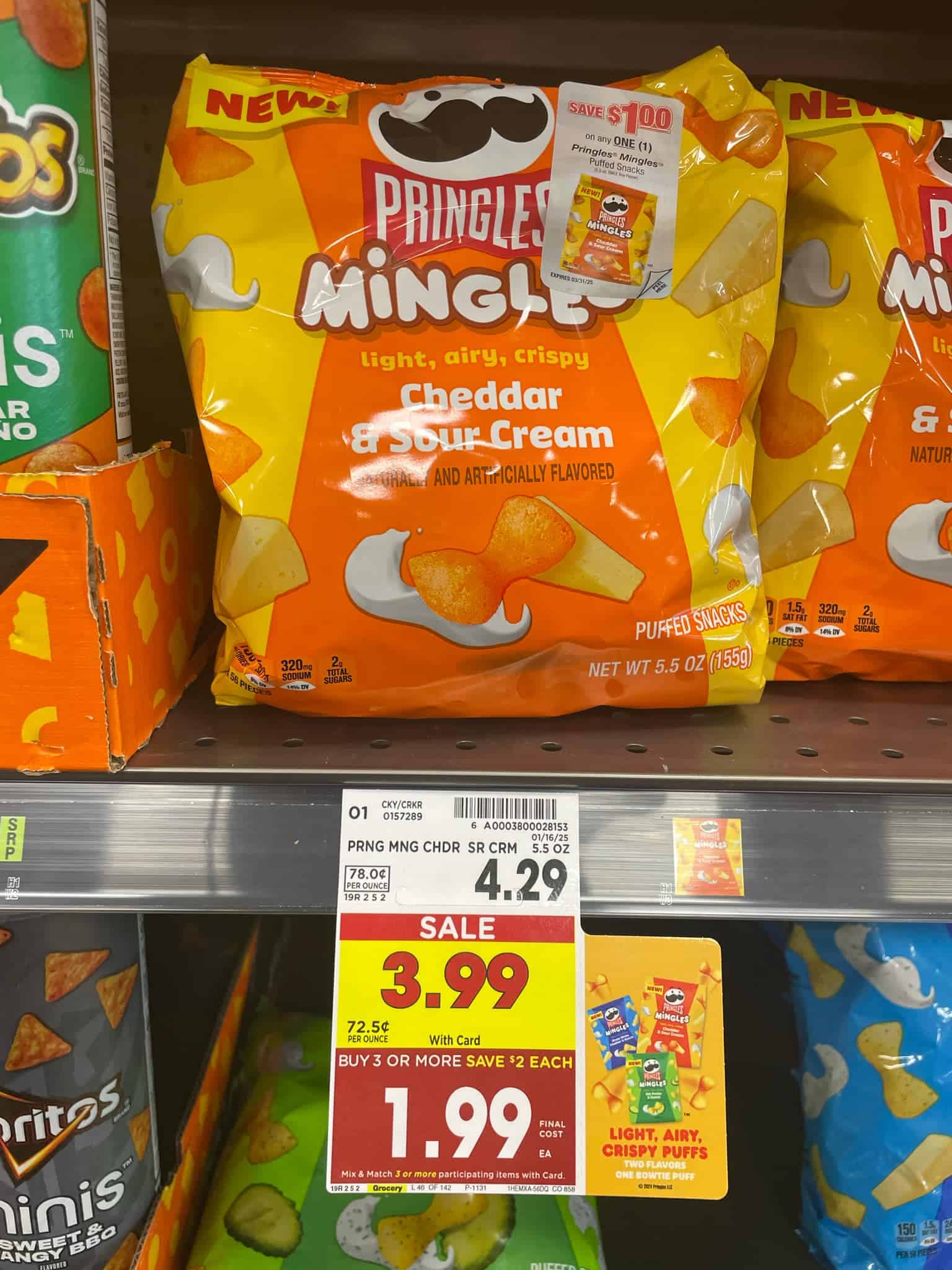 Pringles Mingles as low as 99¢! - Kroger Krazy