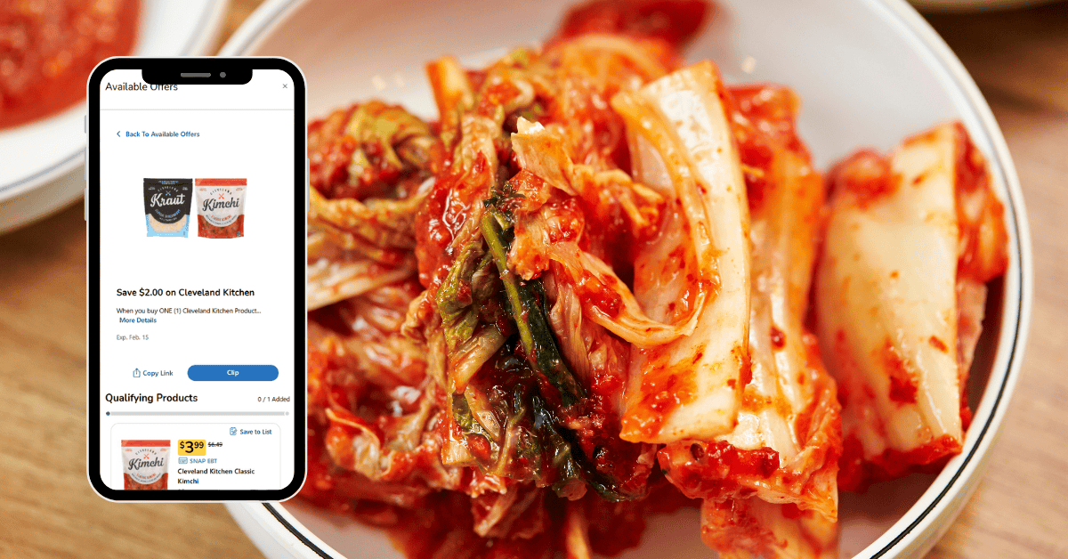 Cleveland Kitchen Kraut and Kimchi as low as $1.99! - Kroger Krazy