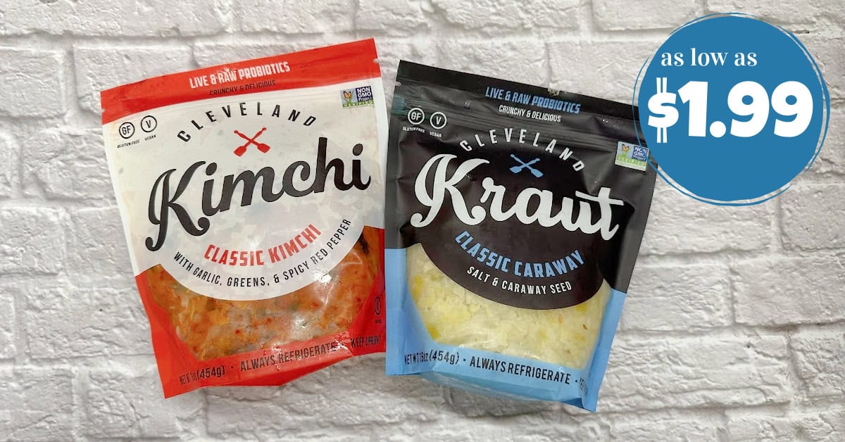 Cleveland Kitchen Kraut and Kimchi as low as $1.99! - Kroger Krazy