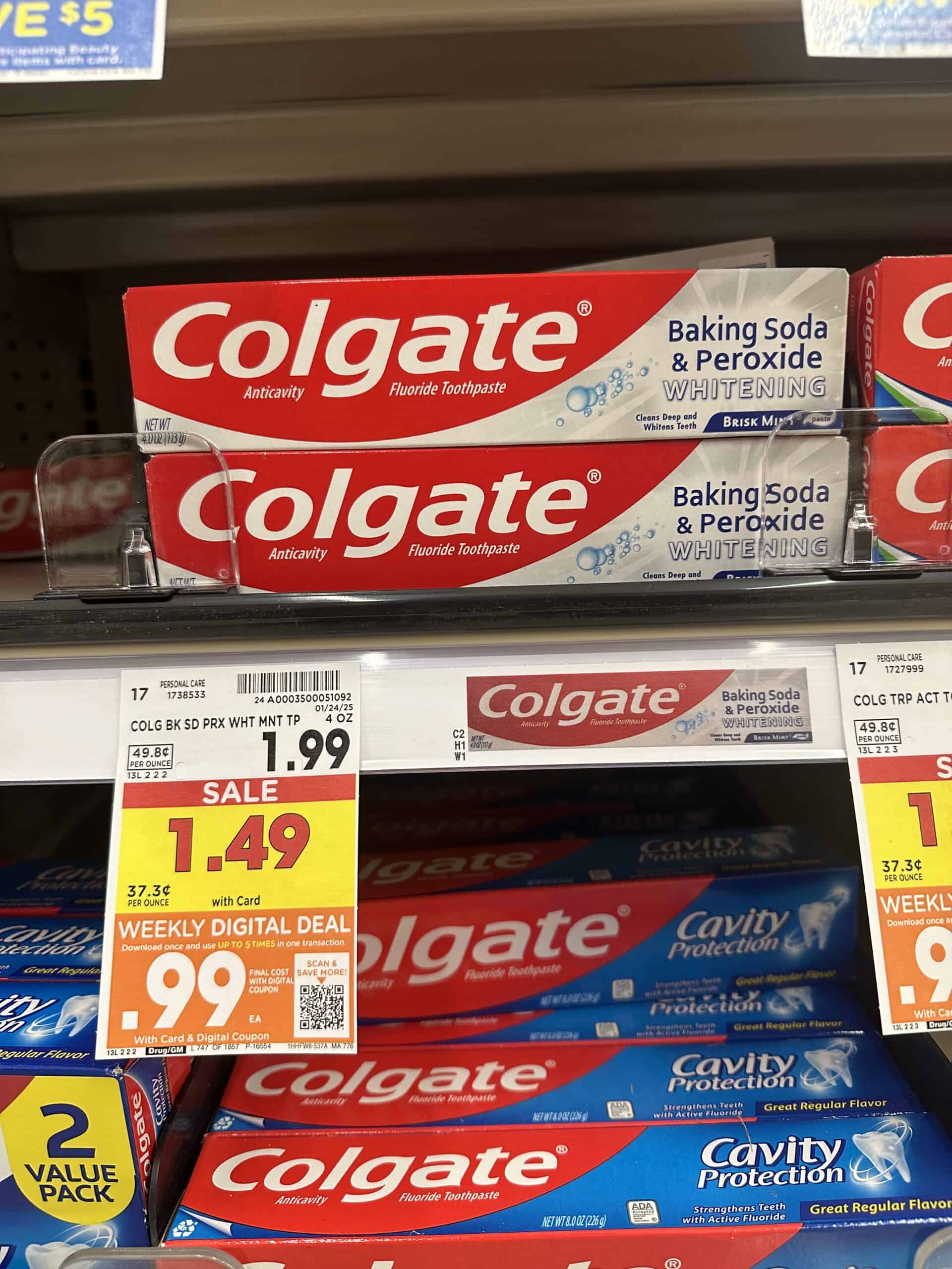 Colgate Toothbrush and Toothpaste as low as 99¢! - Kroger Krazy