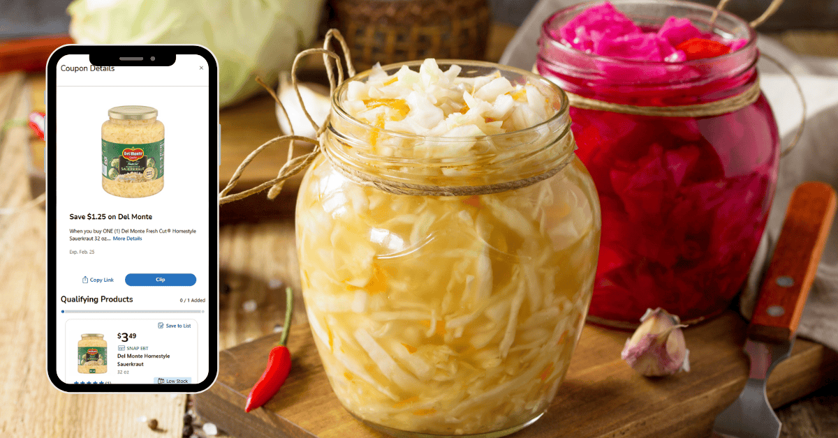 Del Monte Sauerkraut as low as $2.74! - Kroger Krazy