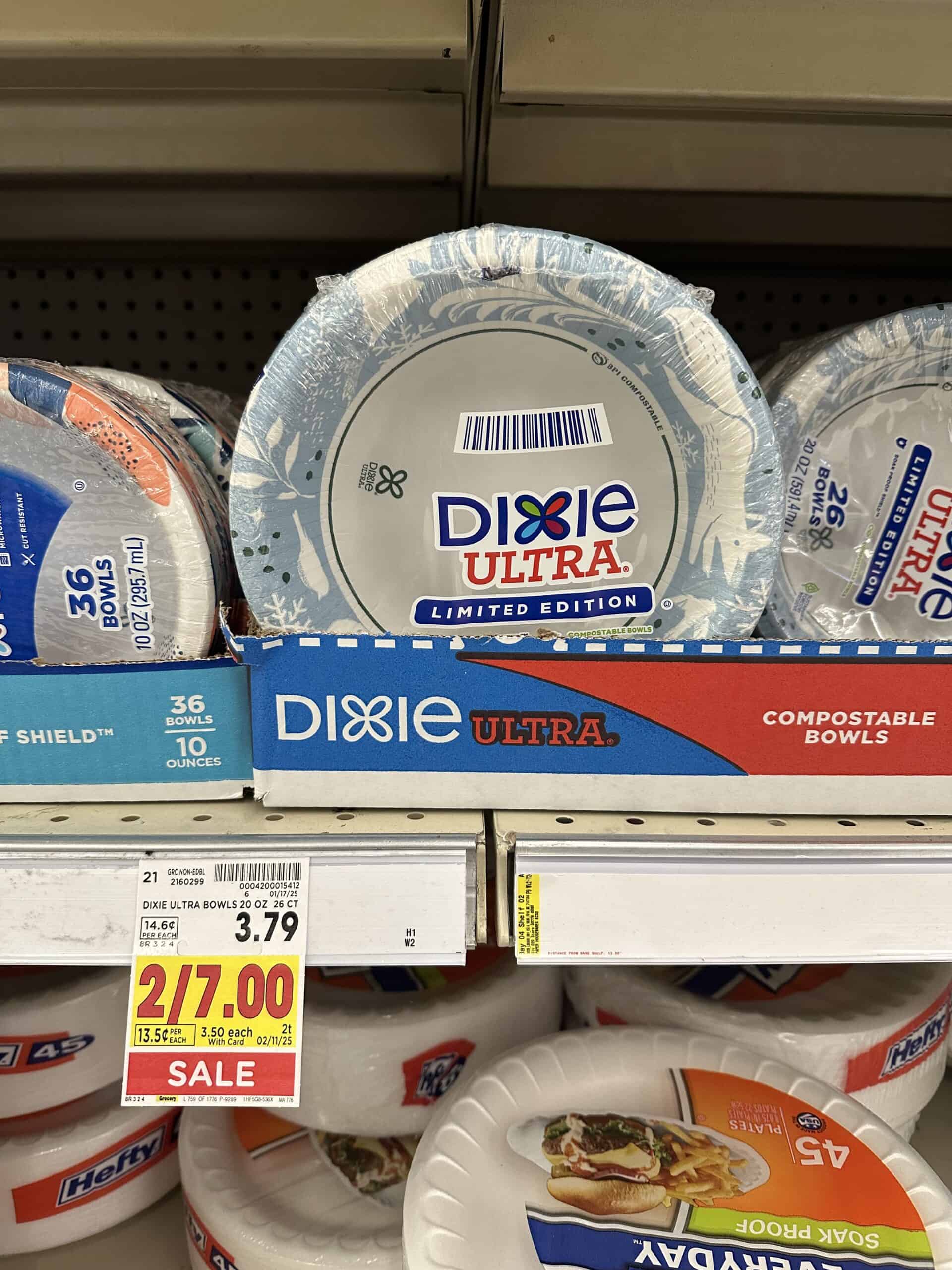 Dixie Ultra Plates and Bowls as low as $3.00! - Kroger Krazy