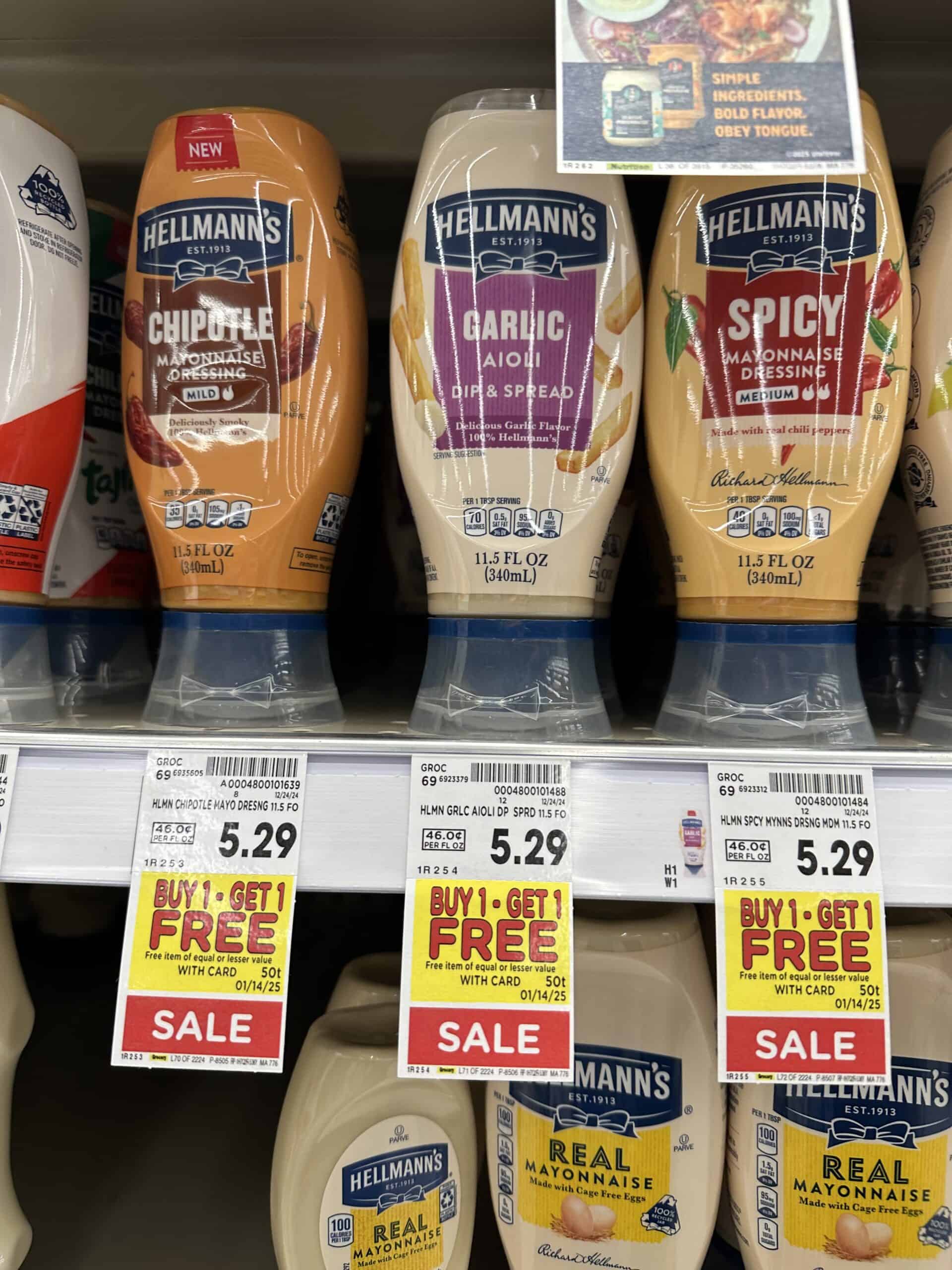 Hellmann's Mayo is B1G1 FREE! - Kroger Krazy