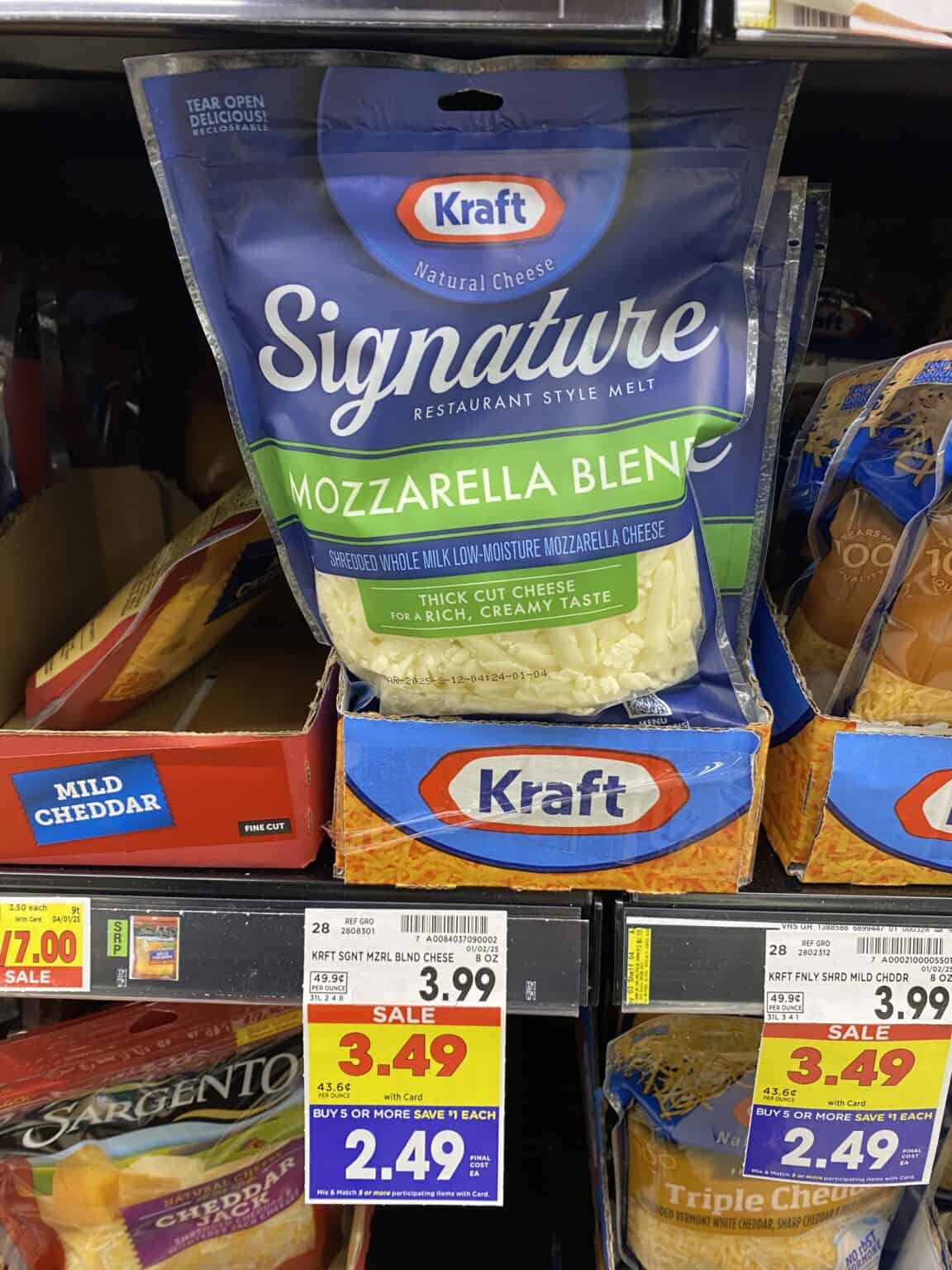 Kraft Shredded and Signature Cheese as low as $1.99! - Kroger Krazy