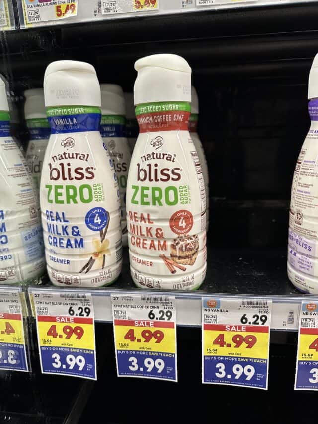 Natural Bliss Creamer as low as $2.49! - Kroger Krazy