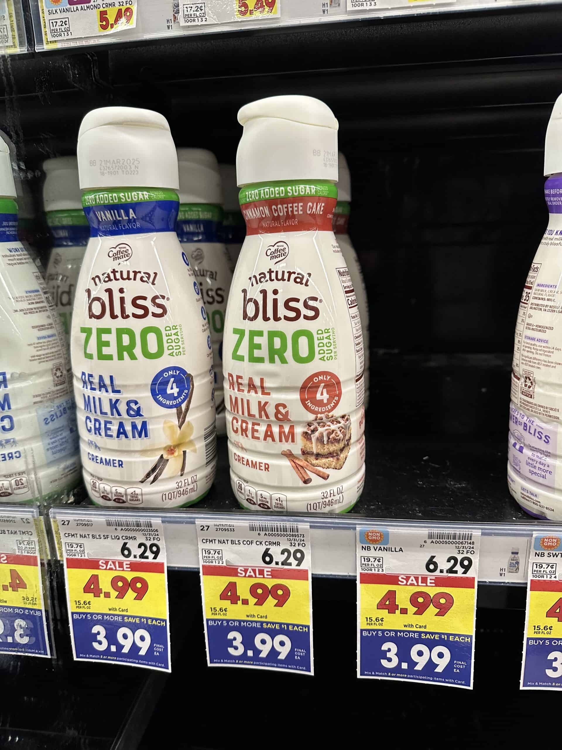 Natural Bliss Creamer as low as $2.49! - Kroger Krazy