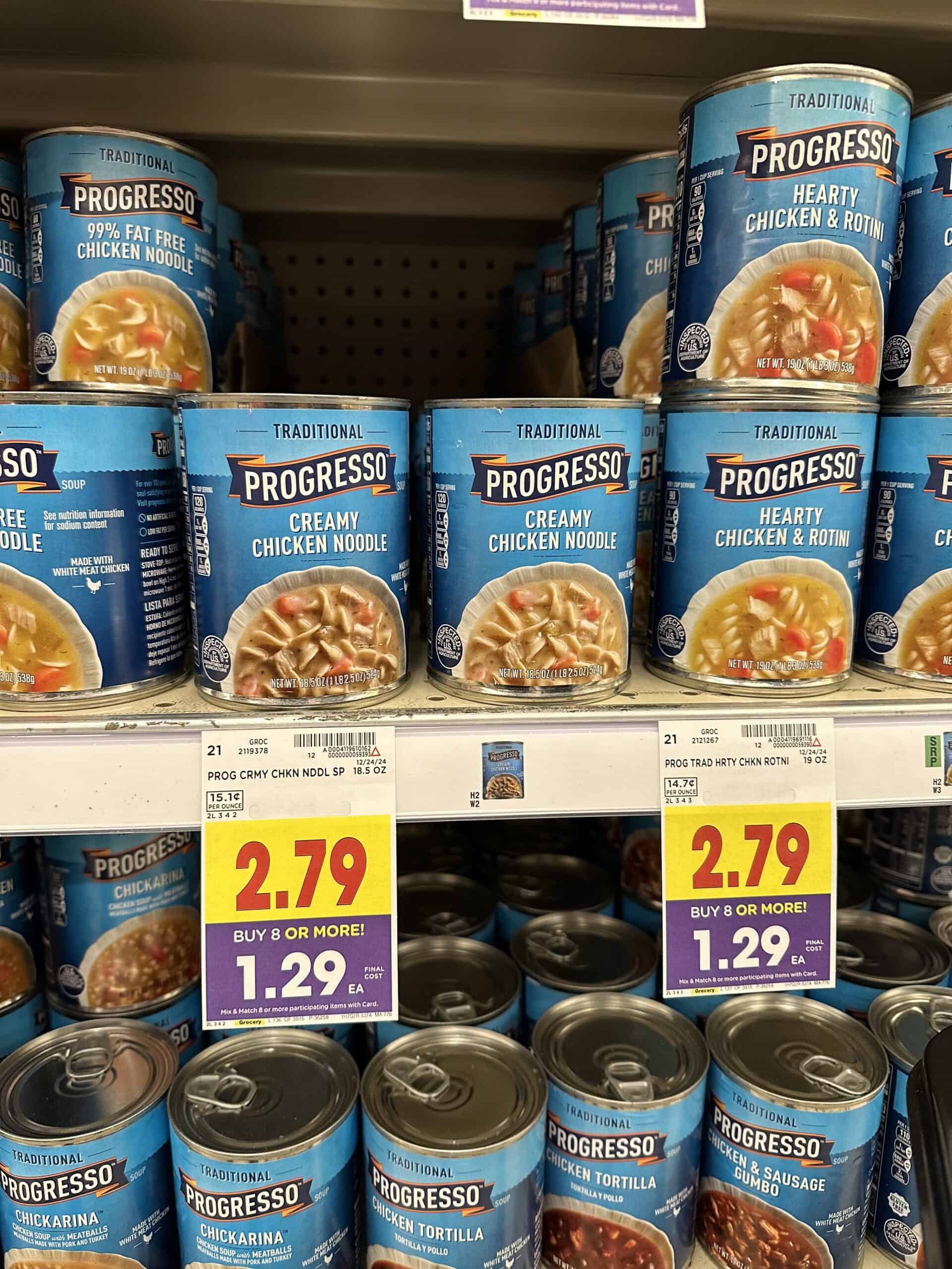 Progresso Soups as low as $1.04! - Kroger Krazy
