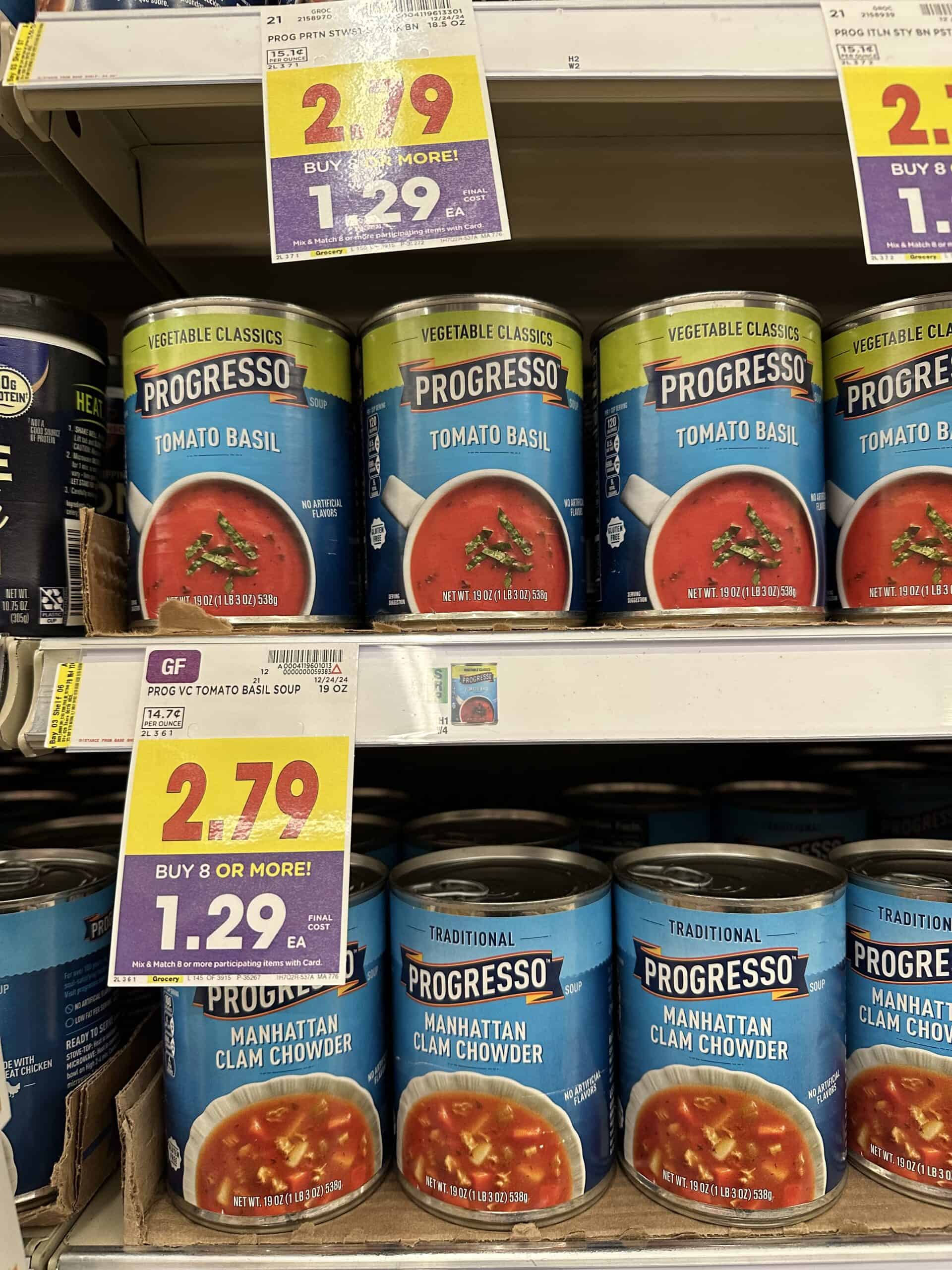 Progresso Soups as low as $1.04! - Kroger Krazy