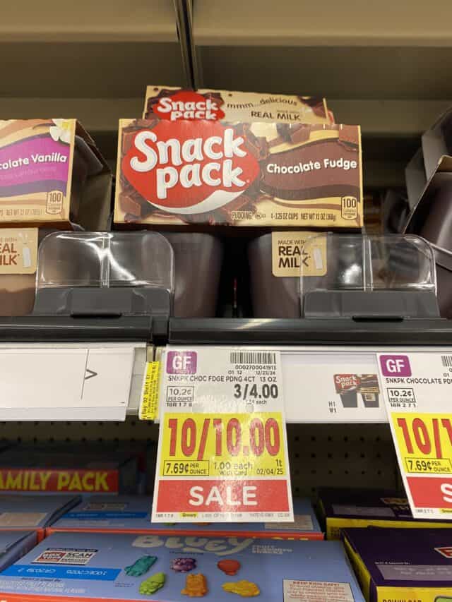 Snack Pack Pudding Cups as low as $1.00! - Kroger Krazy