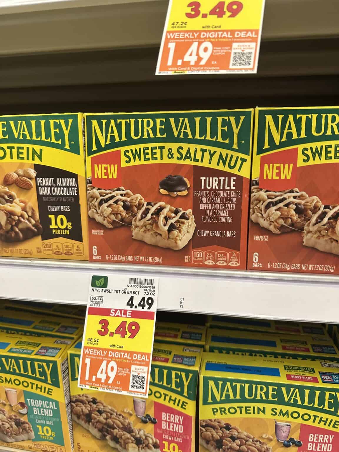 Nature Valley, Fiber One, or Motts Bars as low as $1.49! - Kroger Krazy