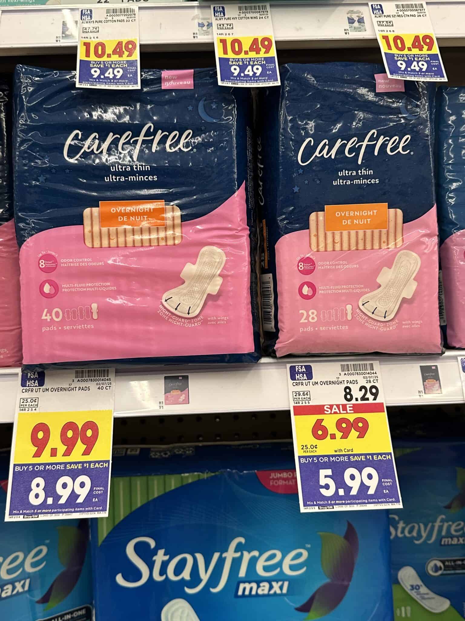 Playtex Sport Tampons & Carefree Ultra Thin Pads Coupon + Kroger Gift ...