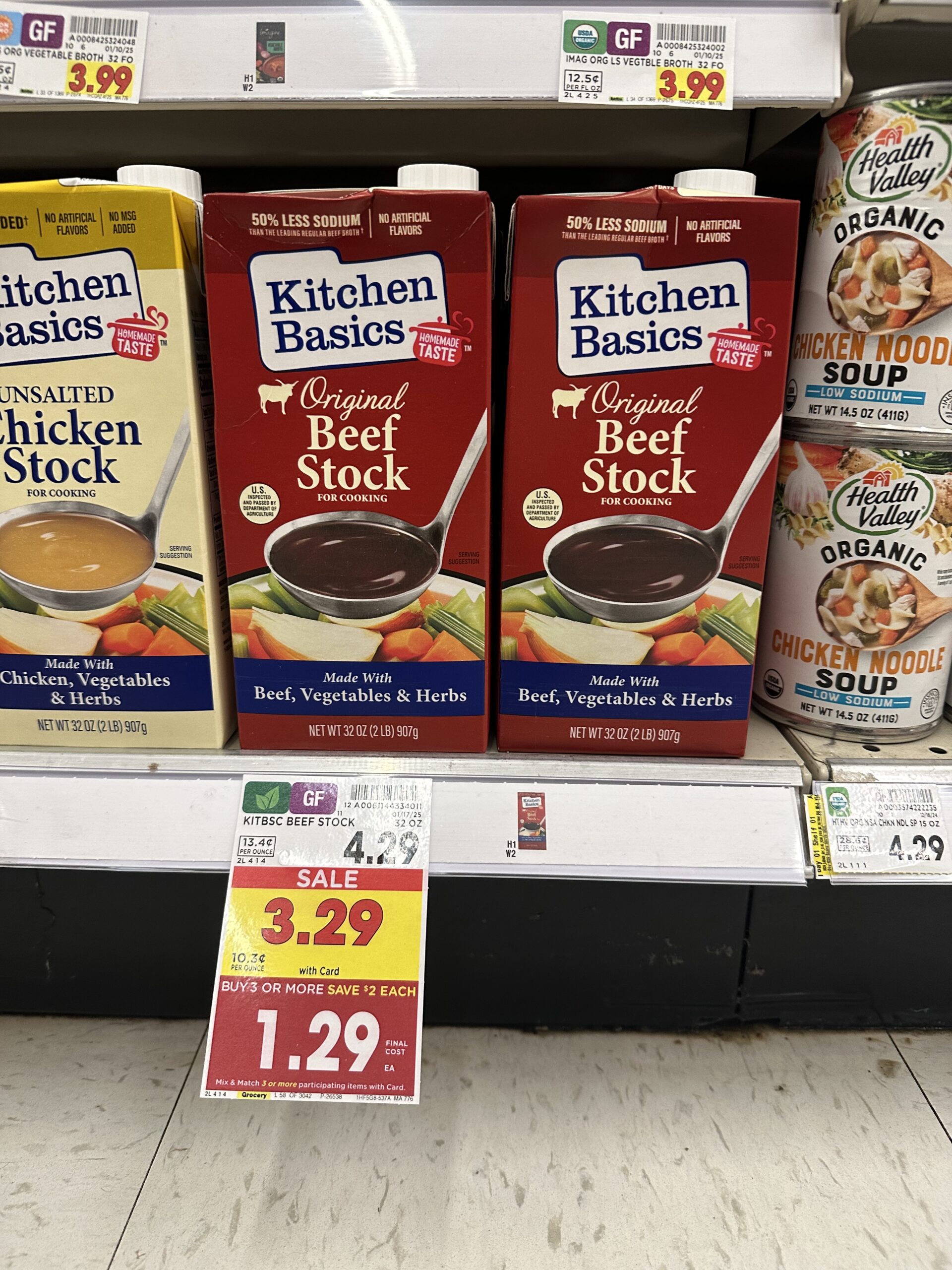 Kitchen Basics Beef & Chicken Stock are ONLY $1.29 with Kroger Mega ...