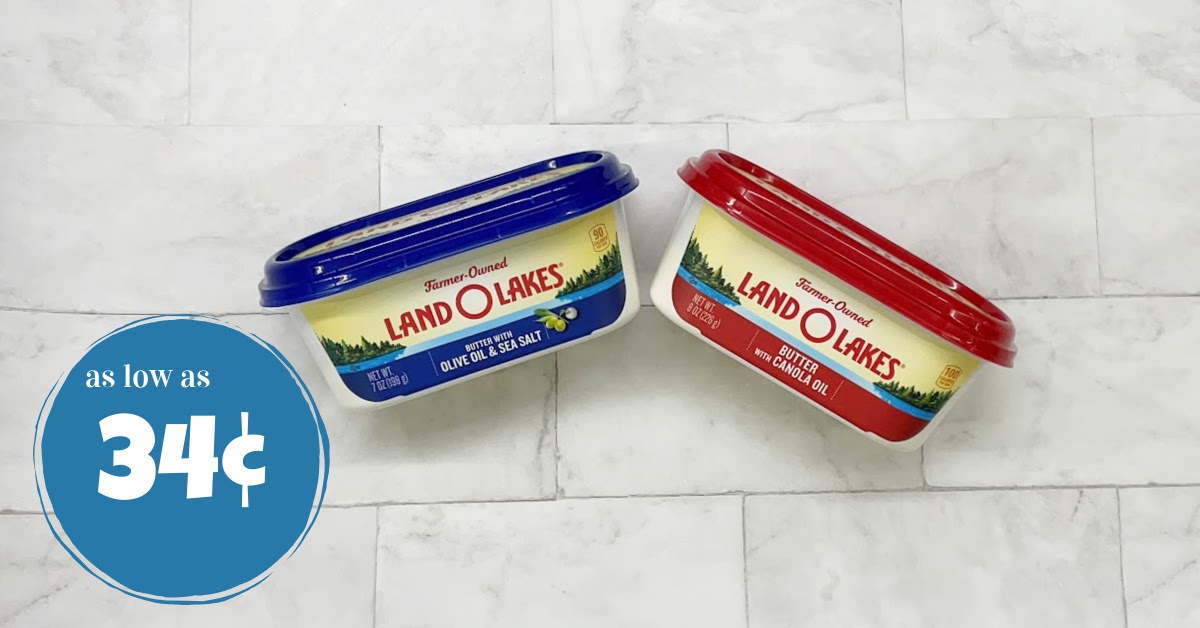 Land O Lakes Butter Spread as low as 34¢! - Kroger Krazy