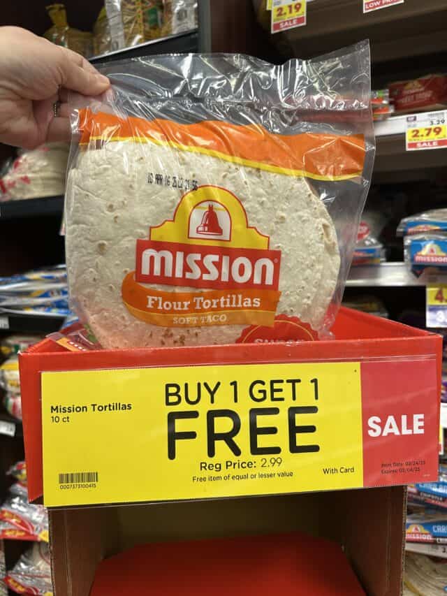 Mission Tortillas are B1G1 FREE at Kroger! - Kroger Krazy
