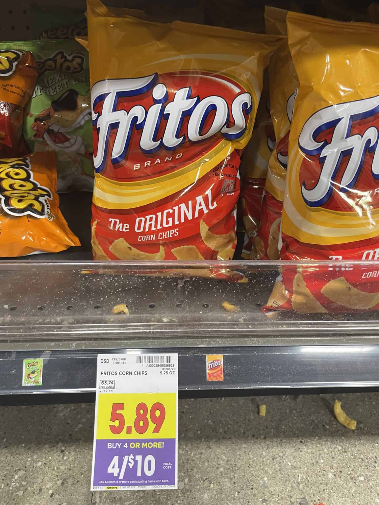 Lay's, Fritos and Cheetos as low as $2.50! - Kroger Krazy