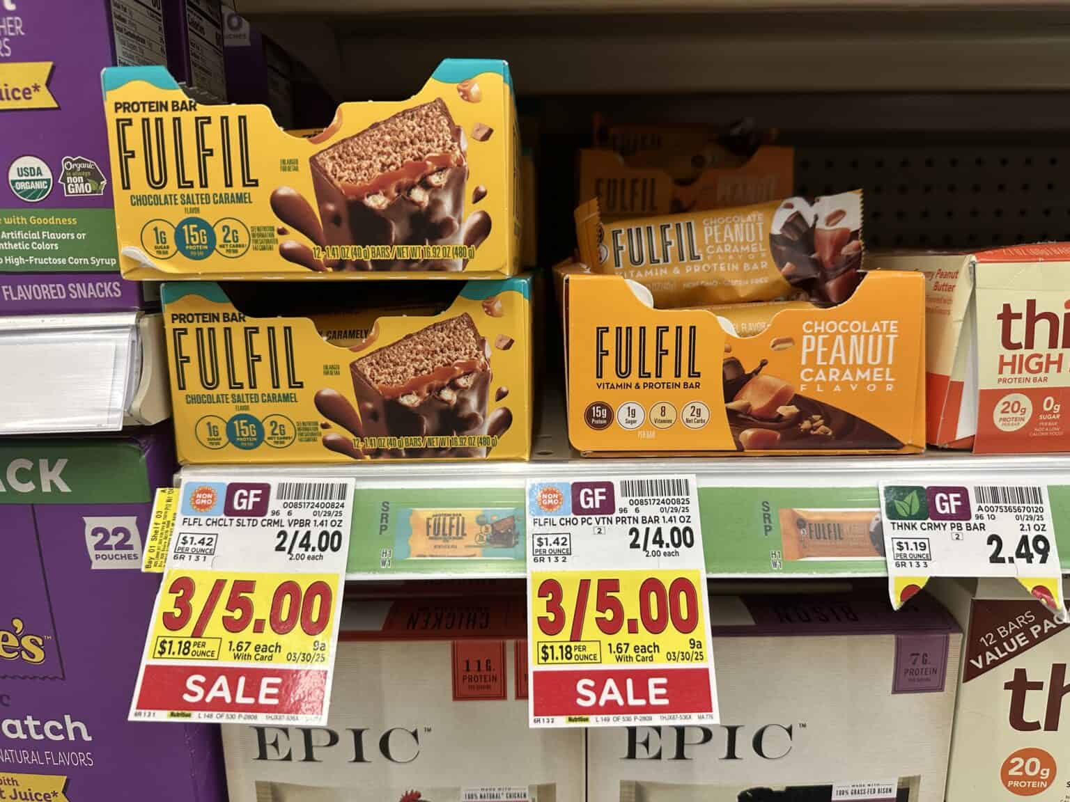 Fulfil Bars as low as 67¢! - Kroger Krazy