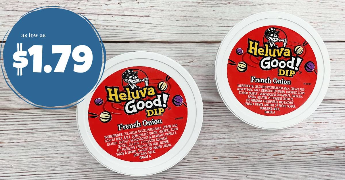 Heluva Good Dip as low as $1.79! - Kroger Krazy