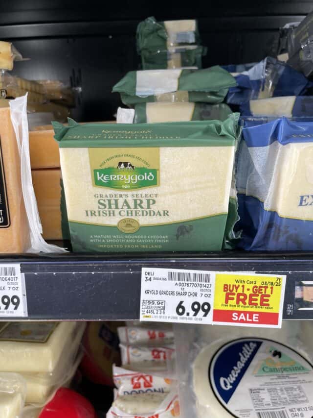 Kerrygold Cheese is B1G1 FREE! - Kroger Krazy