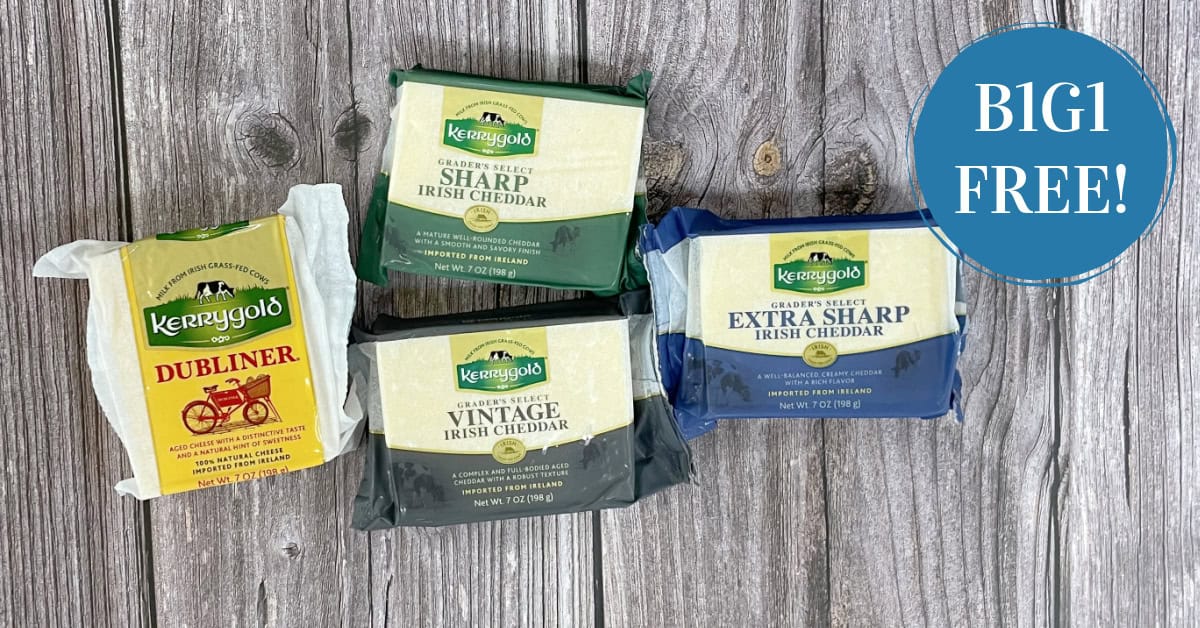 Kerrygold Cheese is B1G1 FREE! - Kroger Krazy