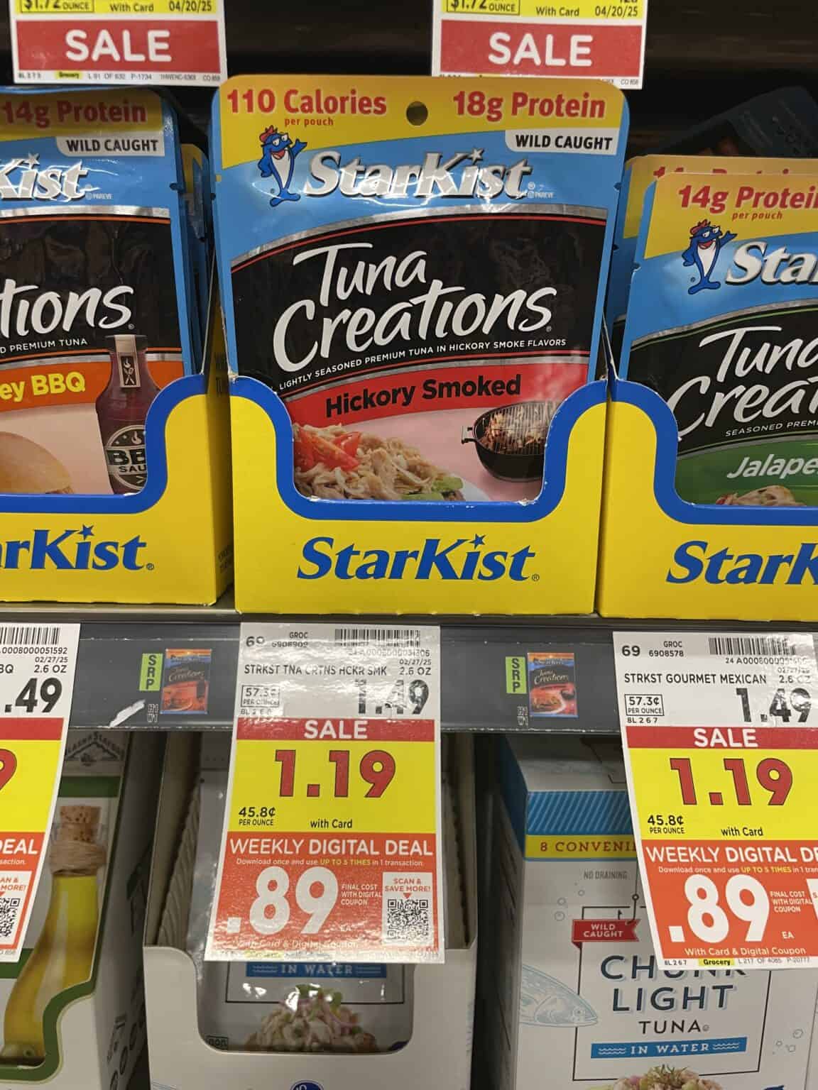 Starkist Tuna Pouches as low as 89¢! - Kroger Krazy