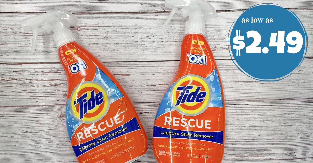 Tide Rescue Stain Remover Spray as low as $2.49! - Kroger Krazy