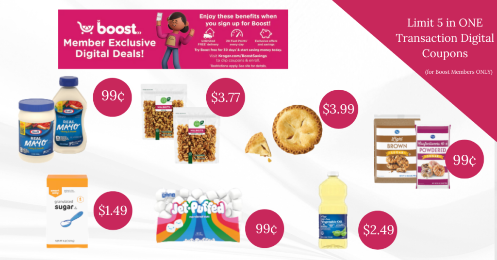 NEW Boost Member Exclusive Coupons | HOT Deals at Kroger! - Kroger Krazy