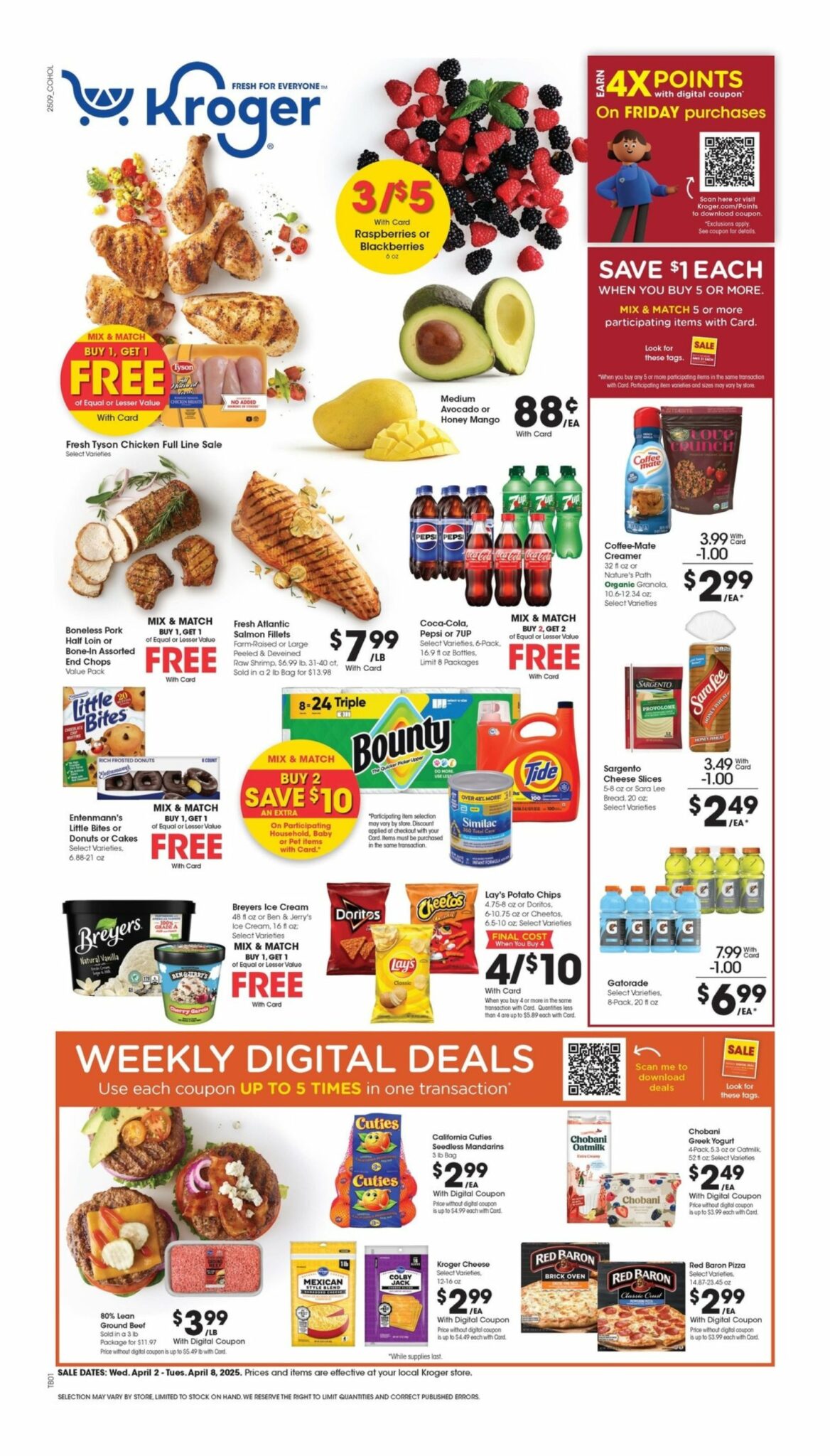 Kroger Weekly Ad (04/02/25 - 04/08/25) Early Preview - Kroger Krazy