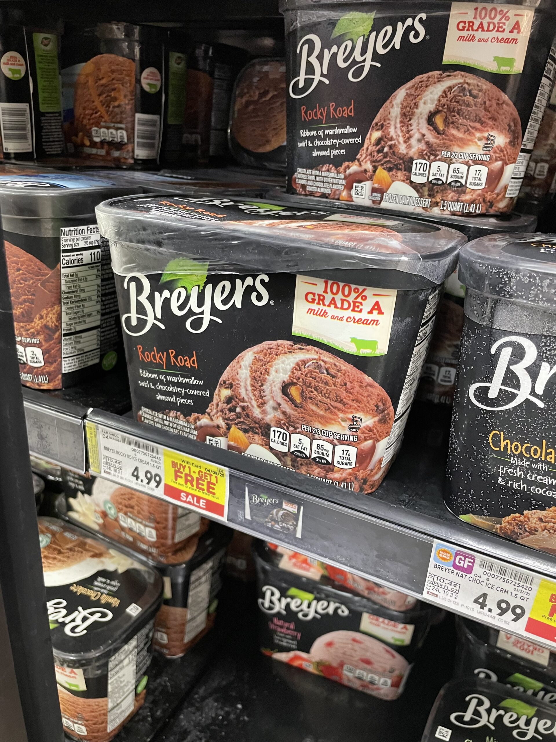 Breyer's and Ben & Jerry's Ice Creams are B1G1 FREE! - Kroger Krazy