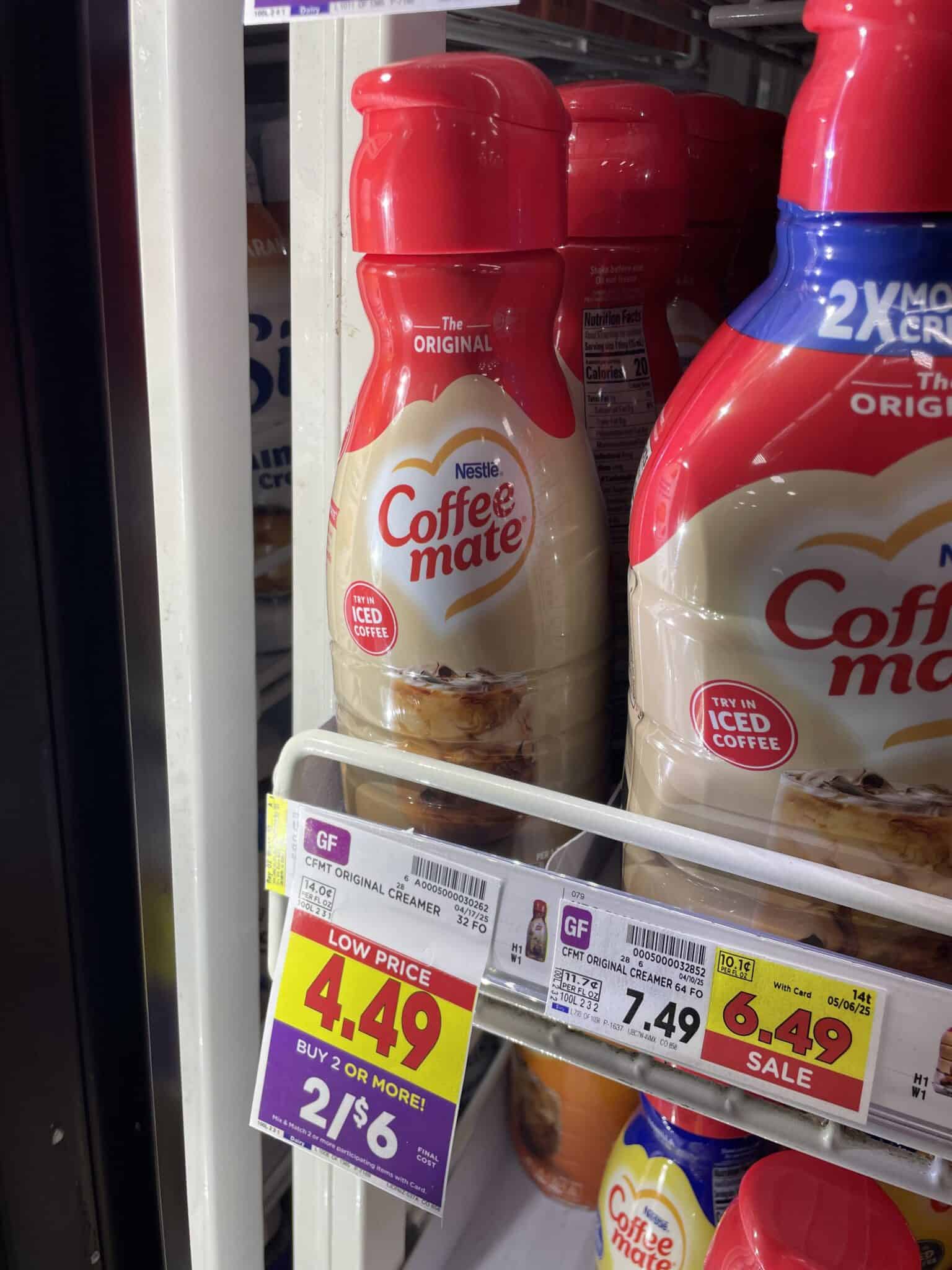 Coffee Mate Creamers and Cold Foam as low as $3.00! - Kroger Krazy
