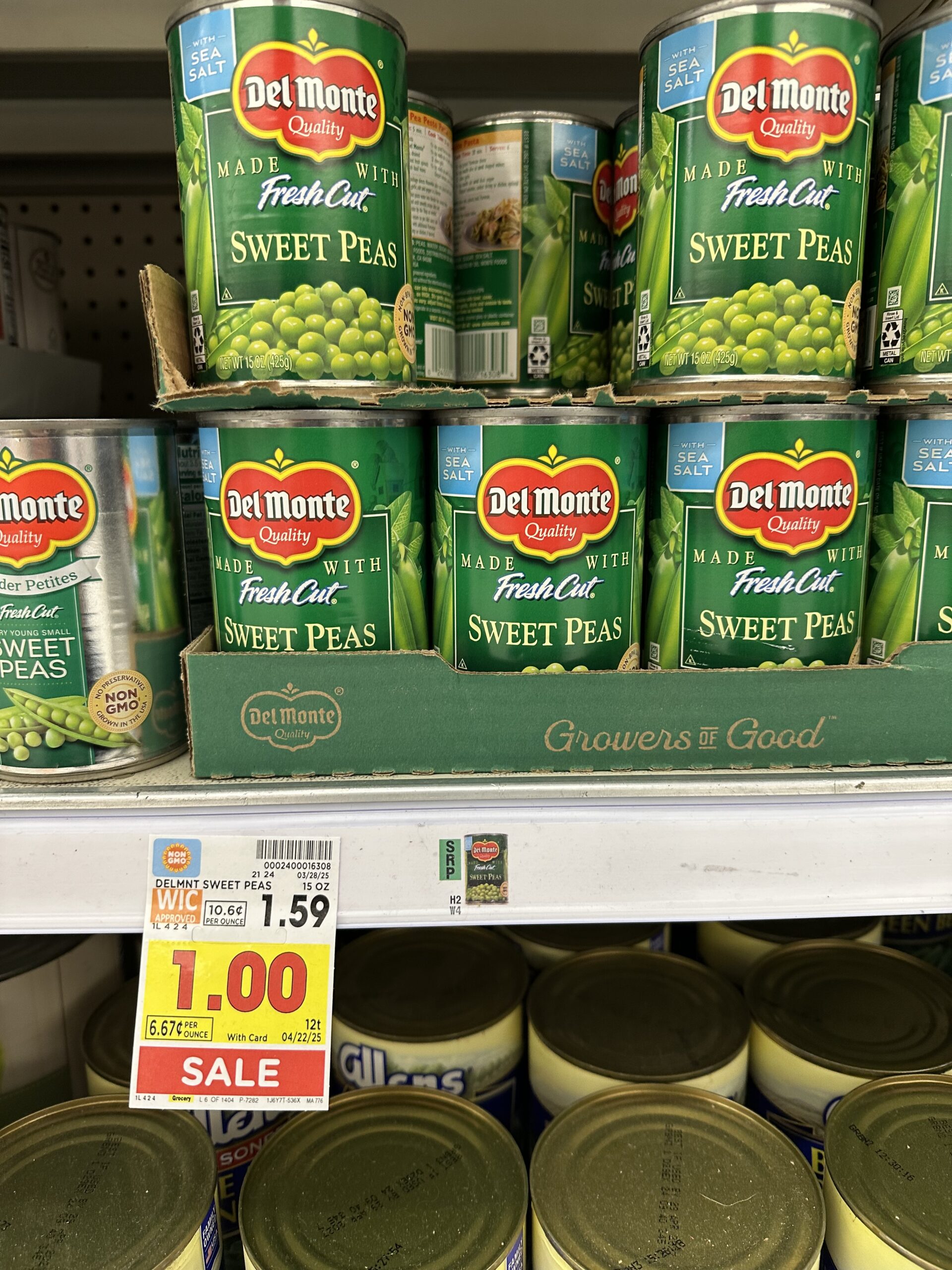 Del Monte Canned Vegetables as low as $1.00! - Kroger Krazy