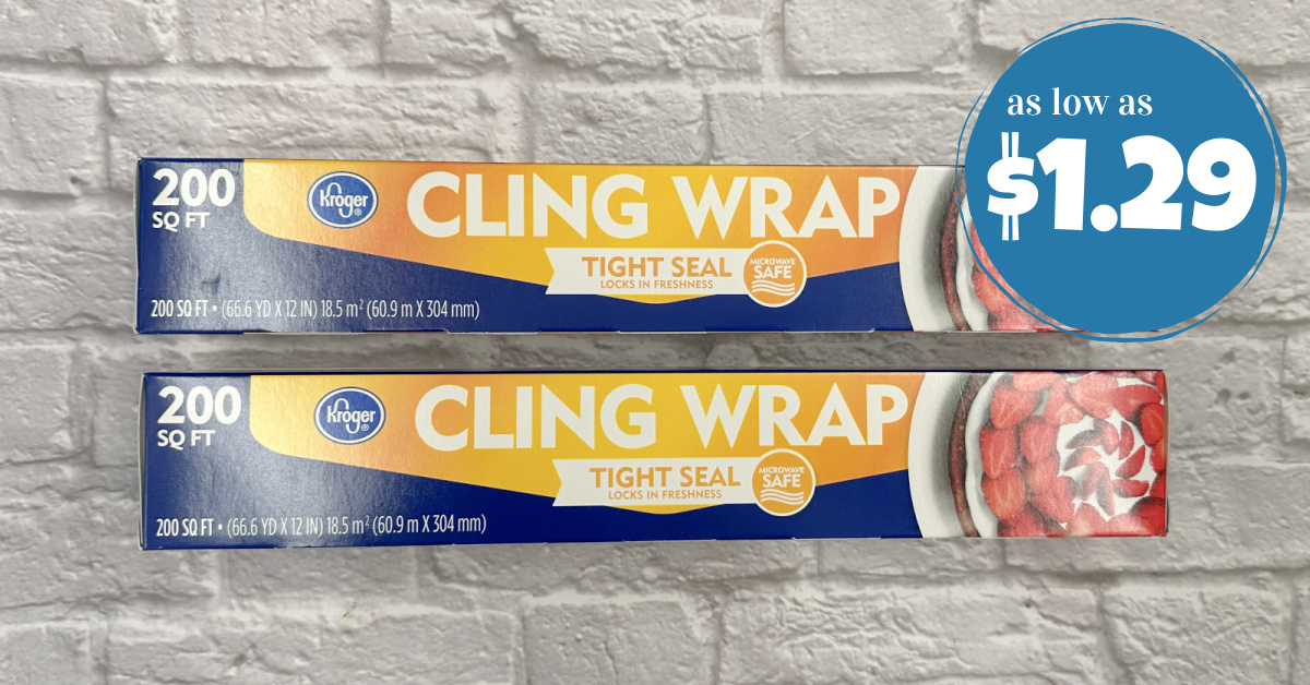 Kroger Cling Wrap as low as $1.29! - Kroger Krazy