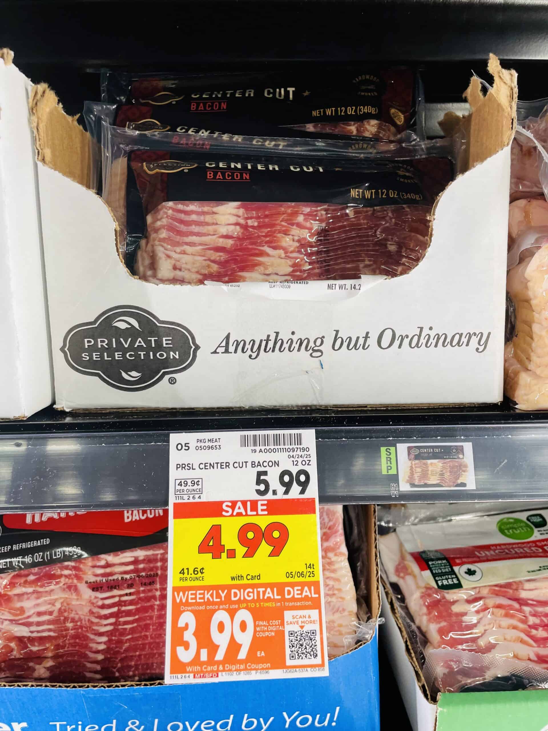 Kroger and Private Selection Bacon as low as $3.99! - Kroger Krazy