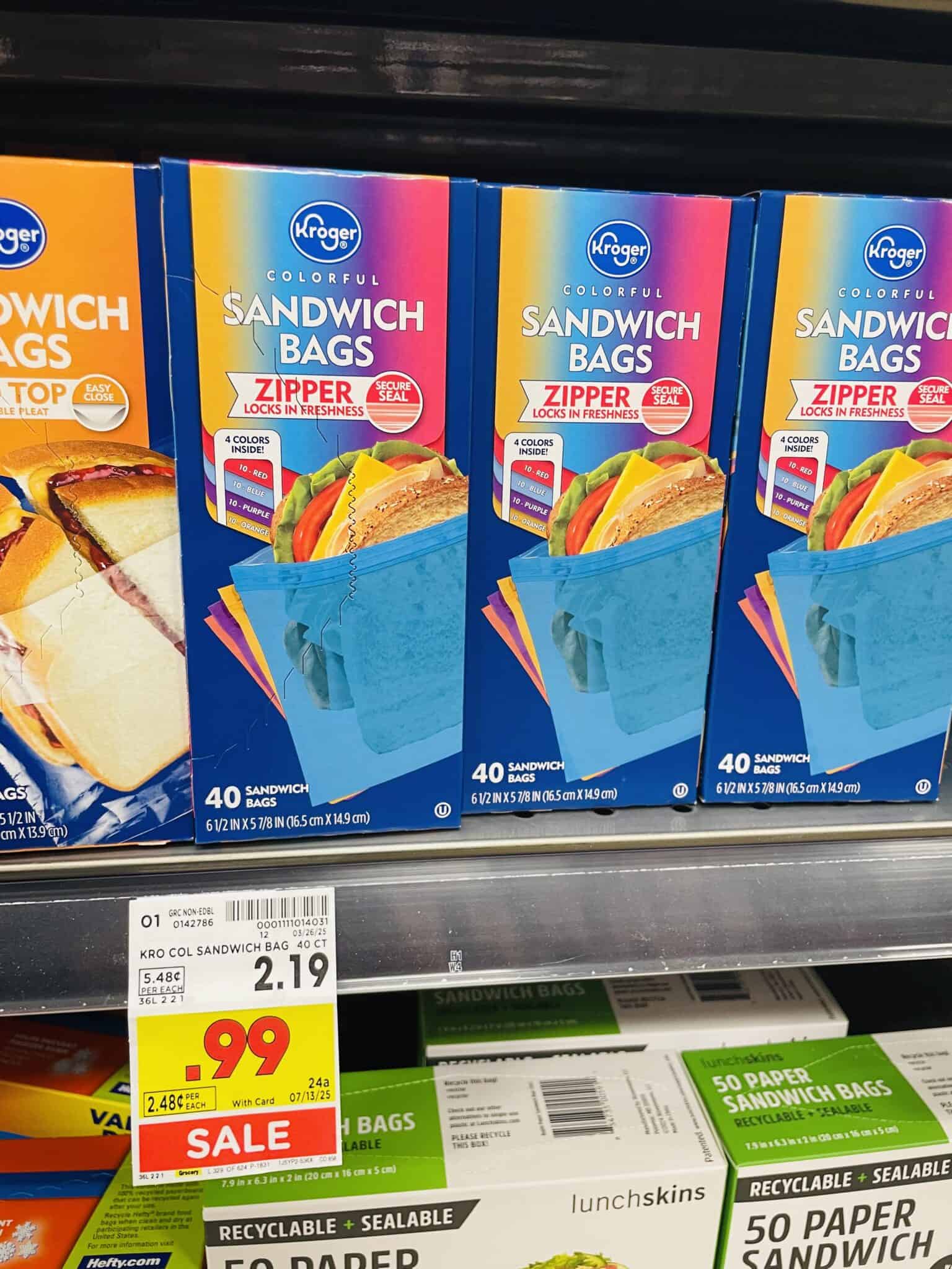Kroger Sandwich Bags as low as 99¢! - Kroger Krazy