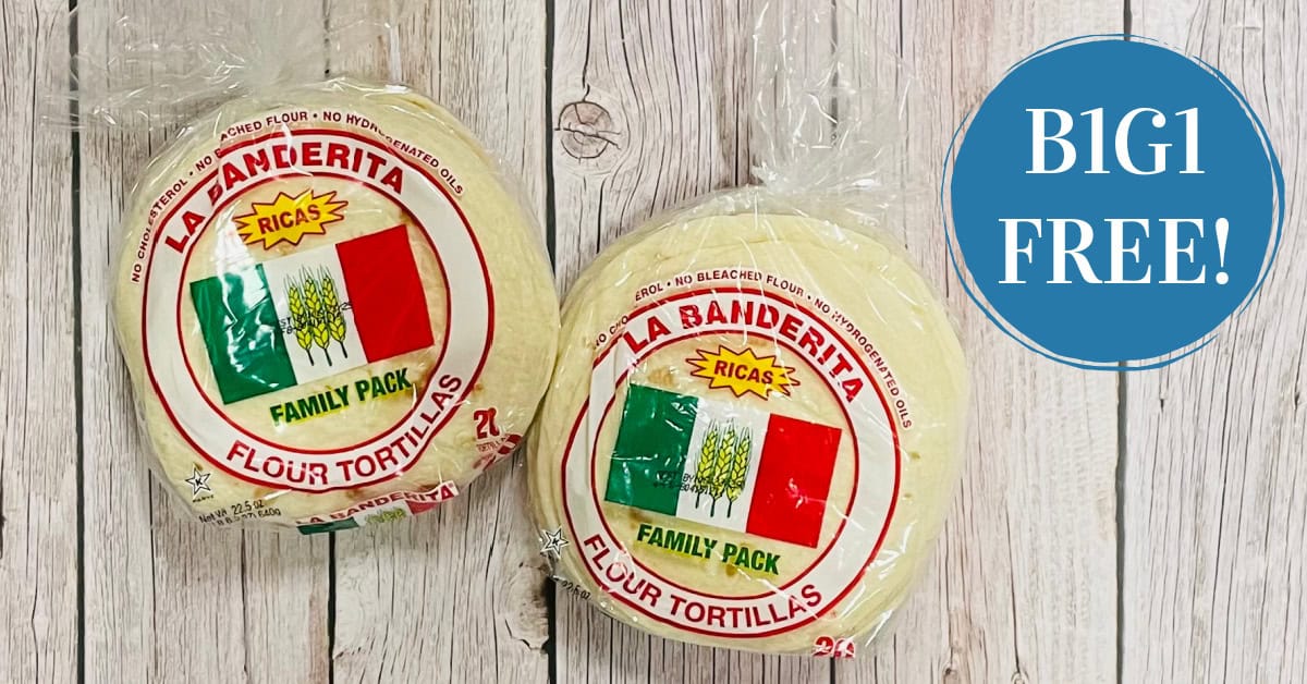 La Banderita Family Pack Tortillas are B1G1 FREE! - Kroger Krazy
