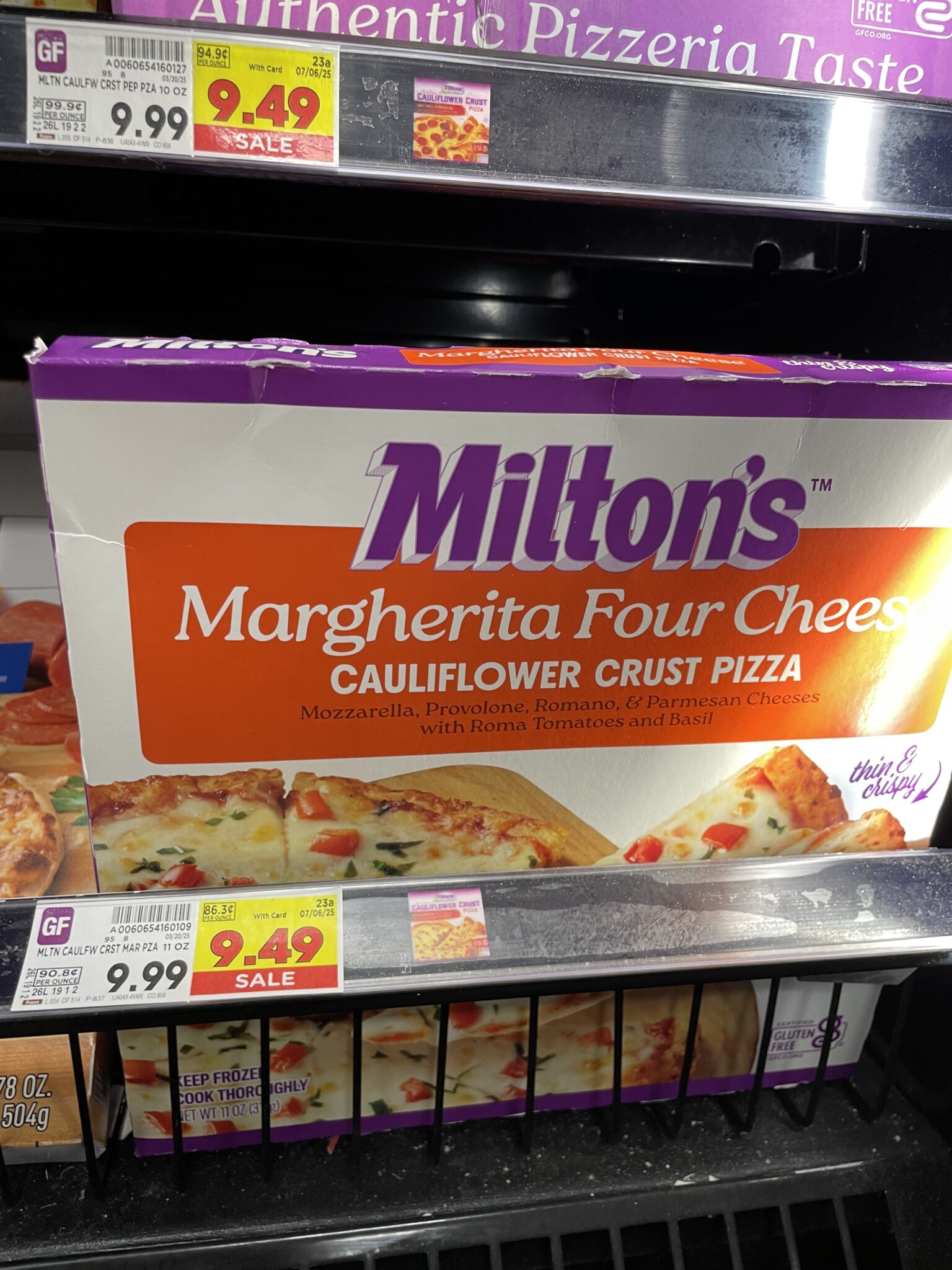 Milton's Pizza as low as $4.49! - Kroger Krazy