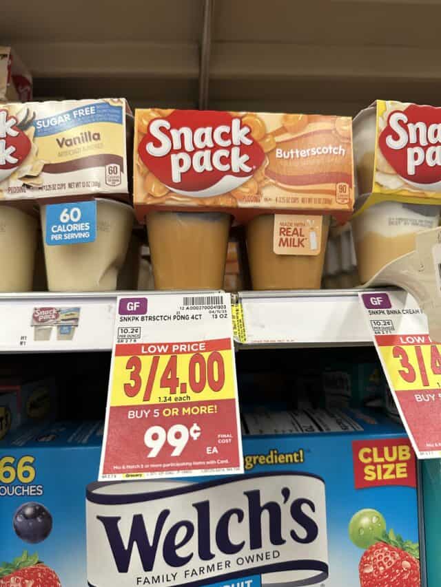 Snack Pack Pudding and Gelatin as low as 99¢! - Kroger Krazy