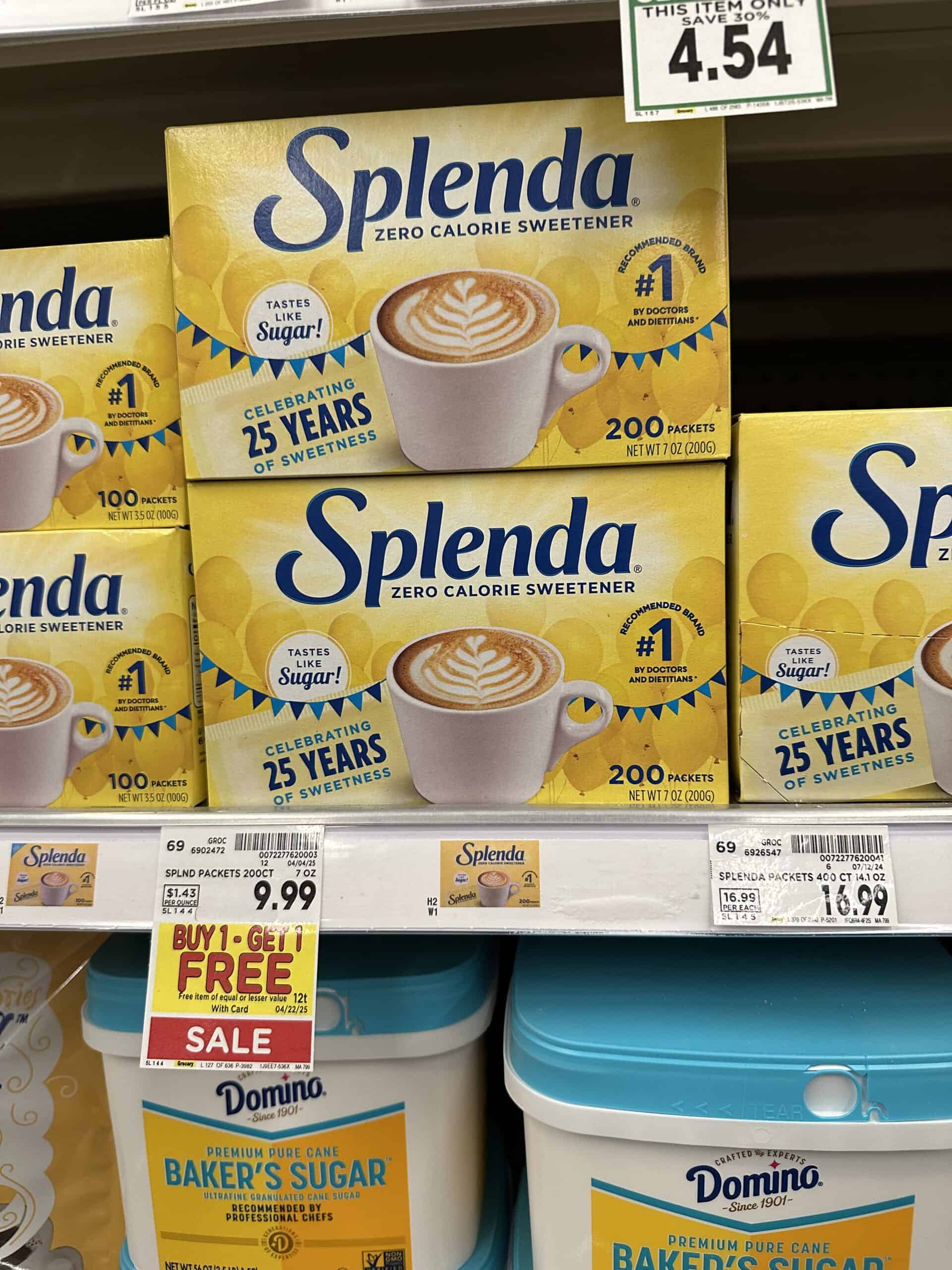 Splenda is B1G1 FREE! - Kroger Krazy