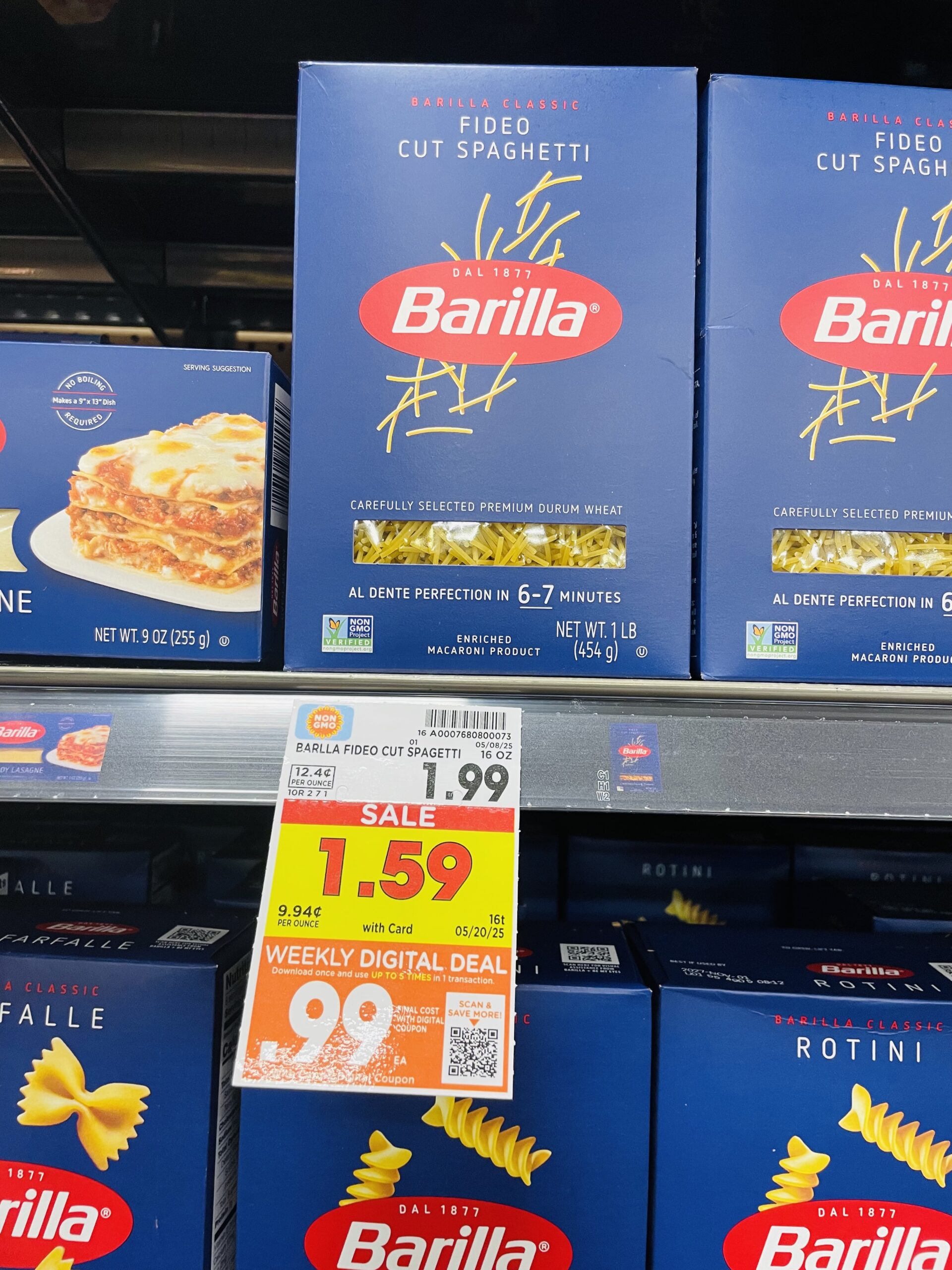 Barilla Pasta as low as 99¢! - Kroger Krazy