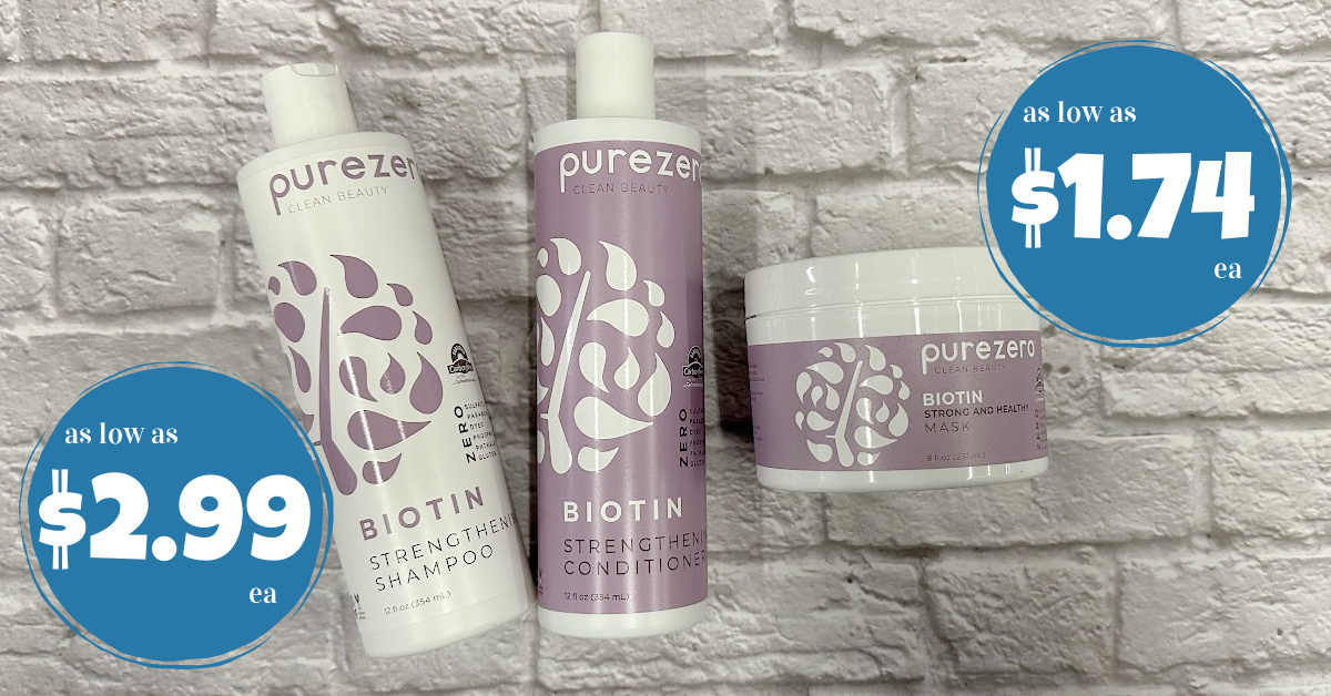 Pure Zero Hair Care is B1G1 FREE! Hair Mask as low as $1.74! - Kroger Krazy