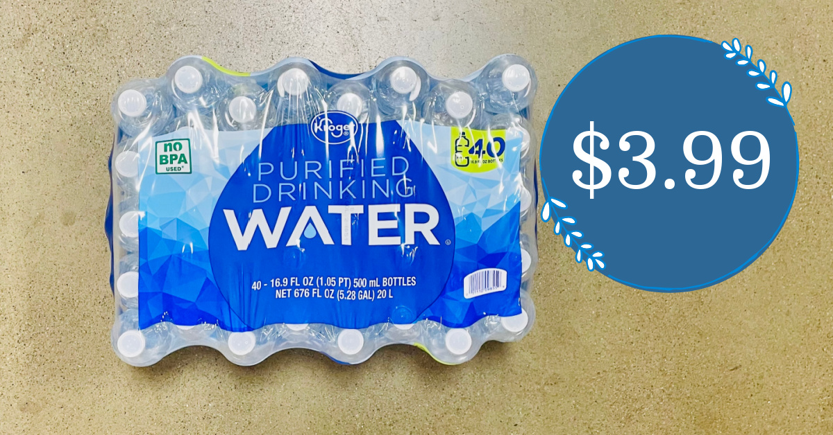 Kroger Water 40 Pack