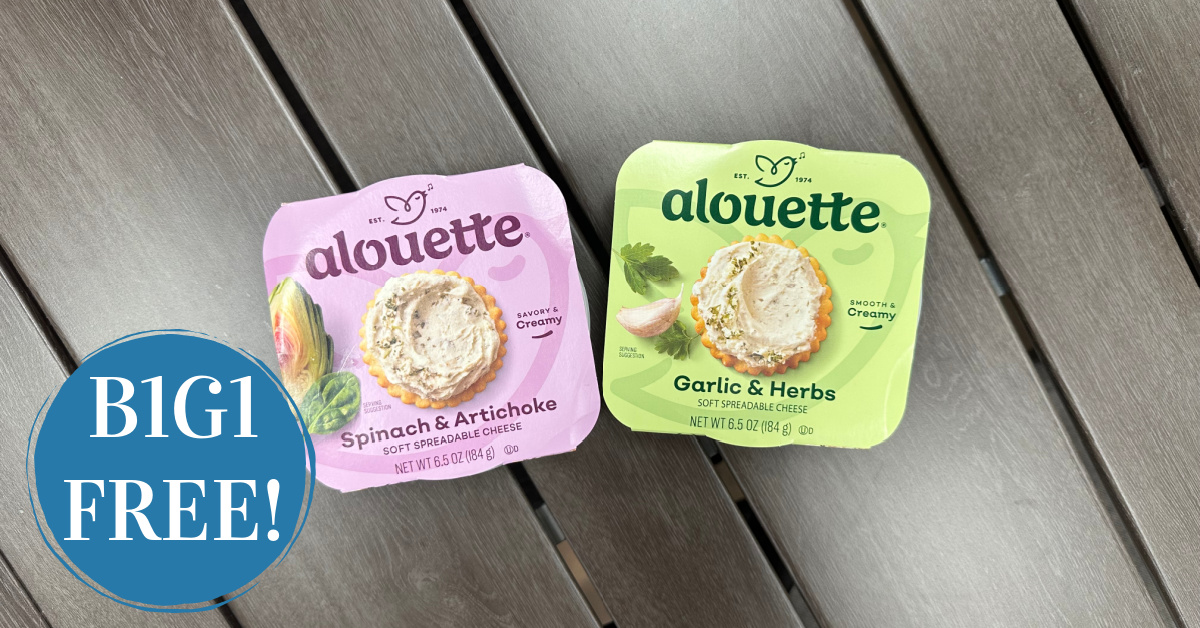 Alouette Spreadable Cheese is B1G1 FREE! - Kroger Krazy