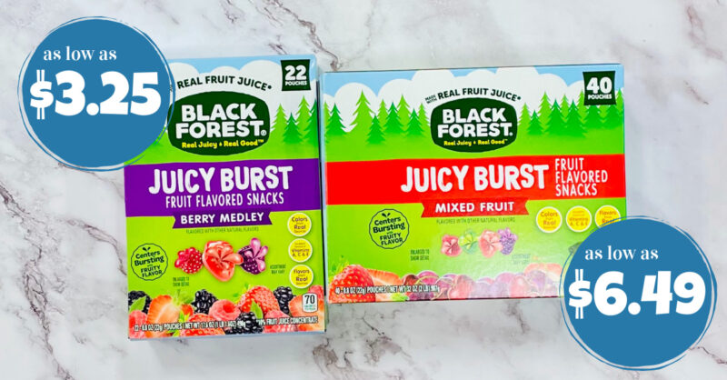 Black Forest Juicy Burst Gummies as low as $3.25! - Kroger Krazy