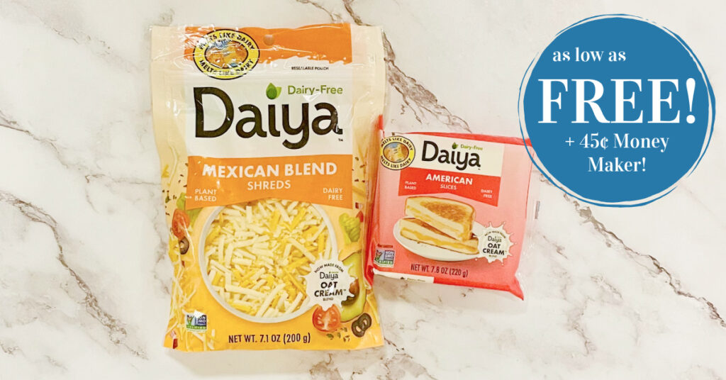 Daiya Cheese as low as FREE + 45¢ Money Maker! - Kroger Krazy