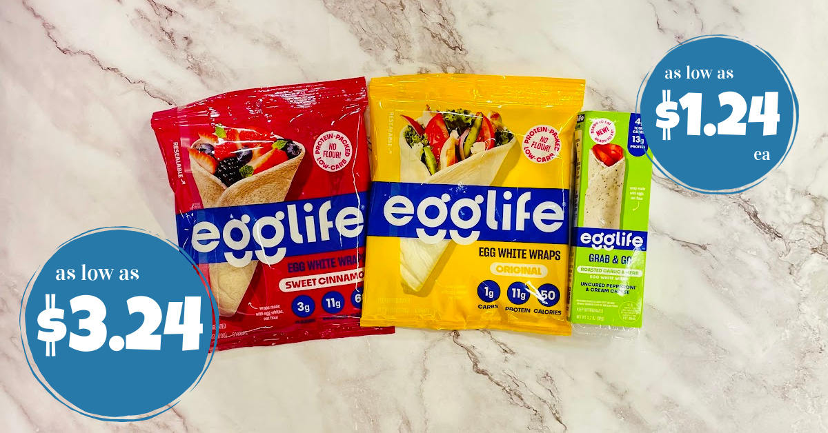Egglife Grab & Go as low as $1.24! Wraps as low as $3.24! - Kroger Krazy
